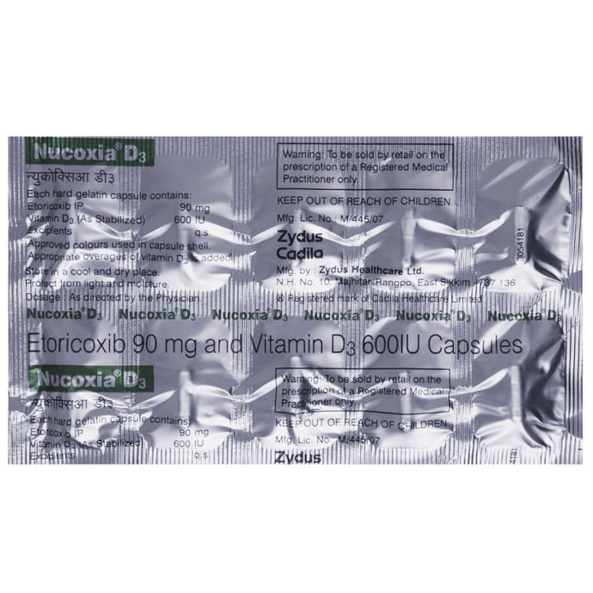 Nucoxia D3 Capsule 10's Price, Uses, Side Effects, Composition - Apollo ...