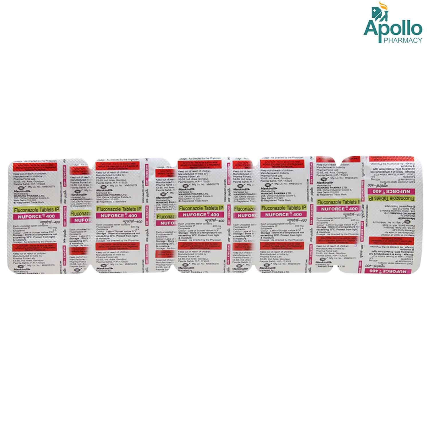 Nuforce 400 mg Tablet 10's Price, Uses, Side Effects, Composition ...