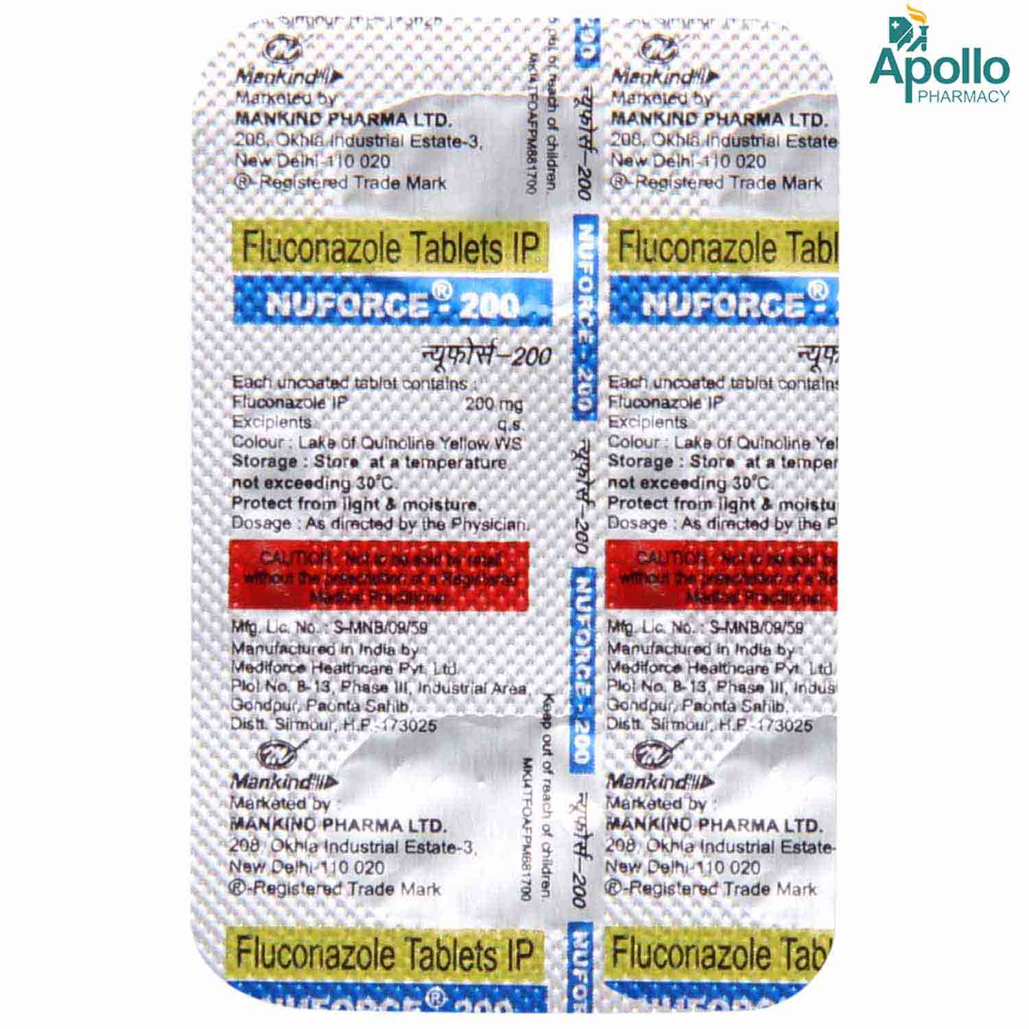 Nuforce-200 Tablet 2's Price, Uses, Side Effects, Composition - Apollo ...
