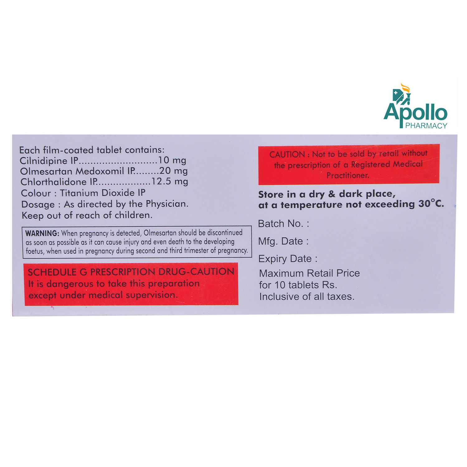 Nulong-Trio Tablet 10's Price, Uses, Side Effects, Composition - Apollo ...
