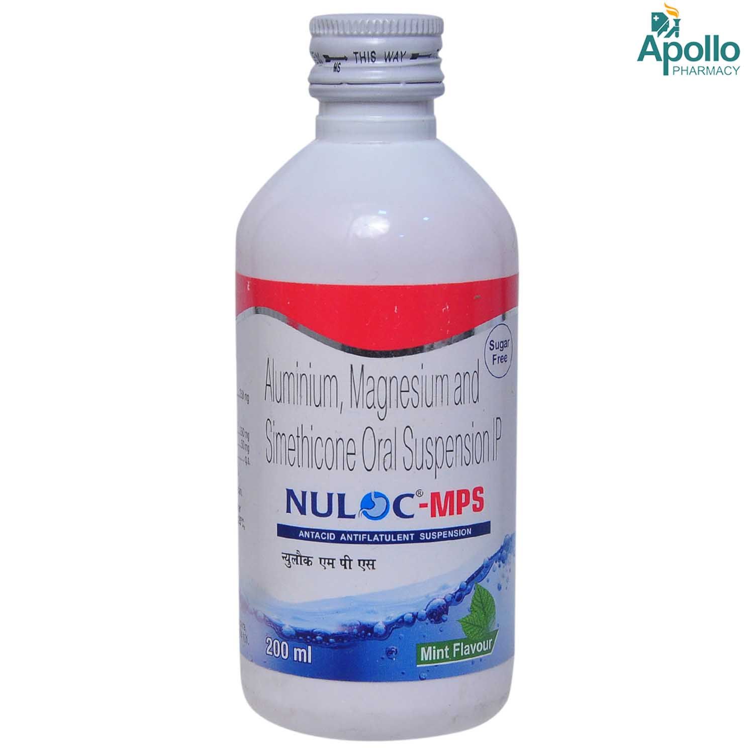 Nuloc-Mps Sugar Free Mint Suspension 200 ml Price, Uses, Side Effects ...