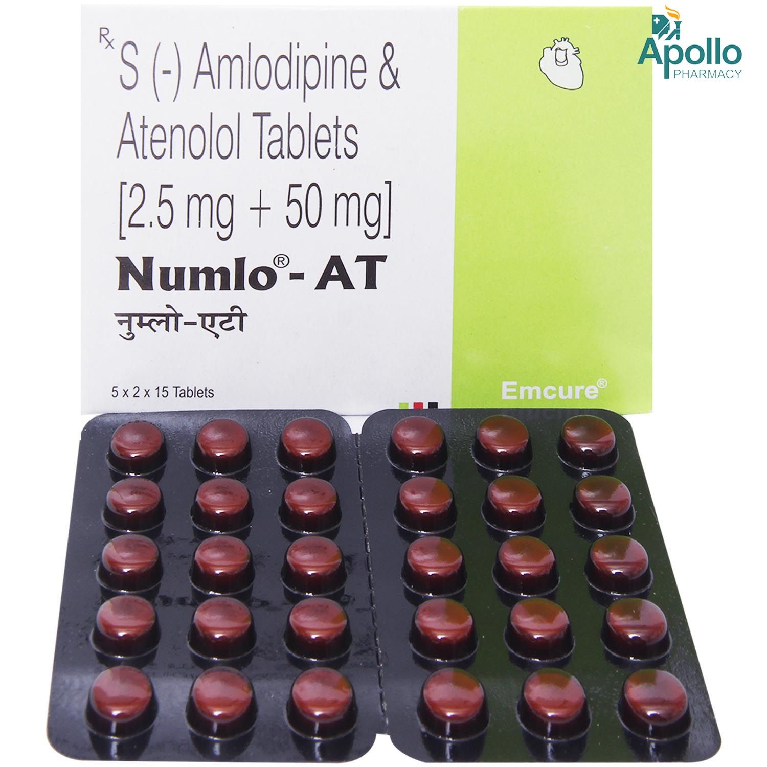 NUMLO AT 2.5MG TABLET 15'S Price, Uses, Side Effects, Composition ...
