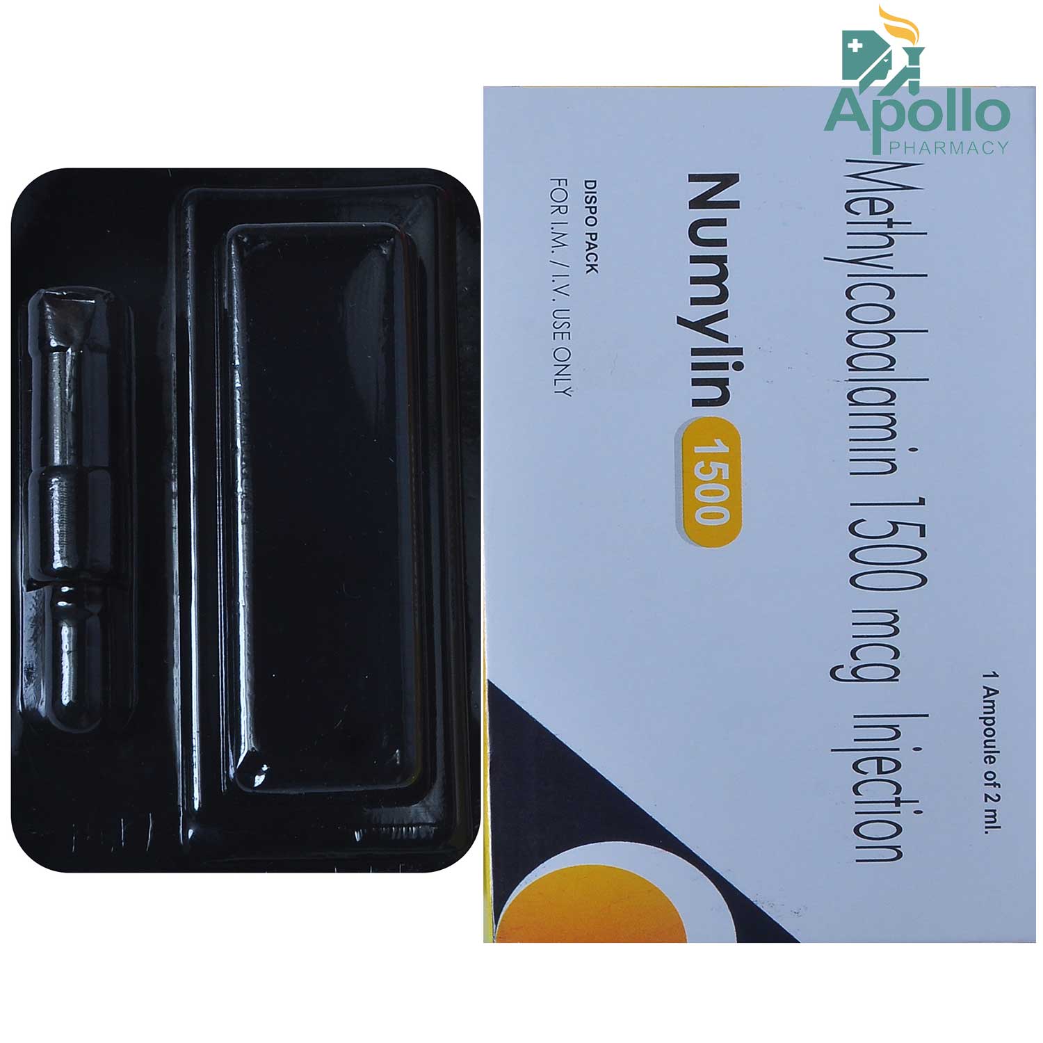 Numylin 1500mcg Injection 2ml Price, Uses, Side Effects, Composition ...