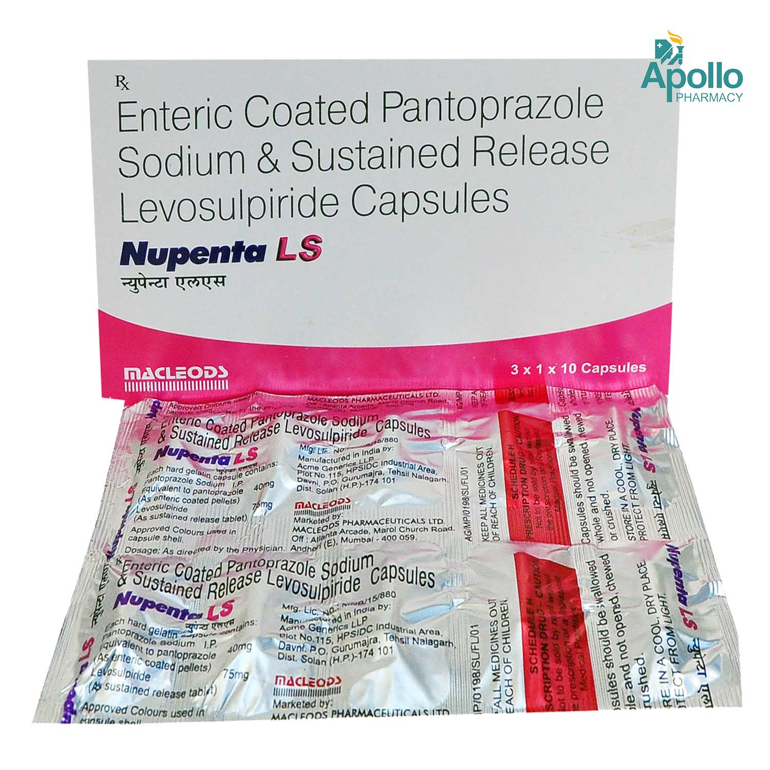 NUPENTA LS CAPSULE Price, Uses, Side Effects, Composition - Apollo Pharmacy