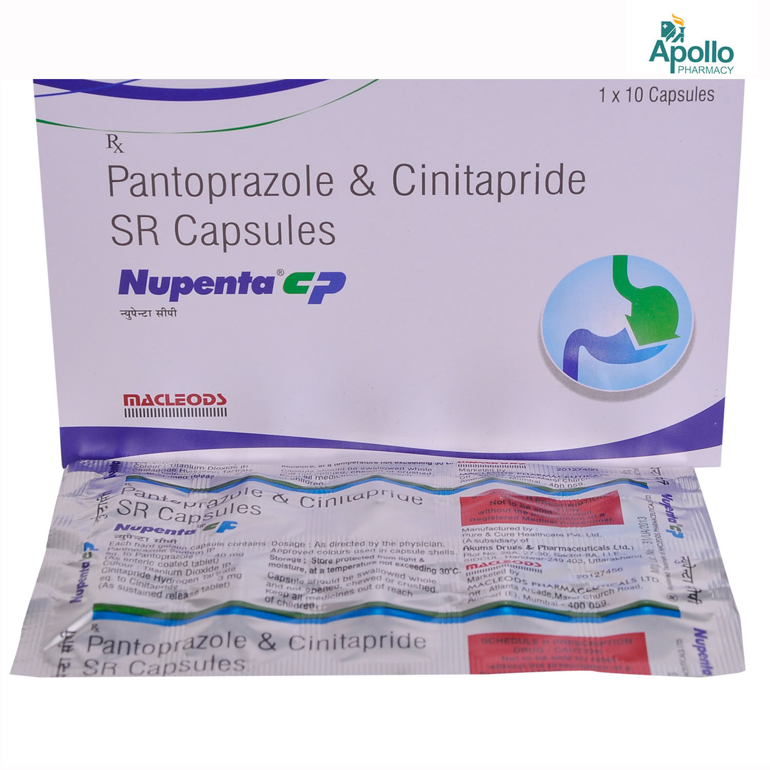 Nupenta CP Capsule 10's Price, Uses, Side Effects, Composition - Apollo ...