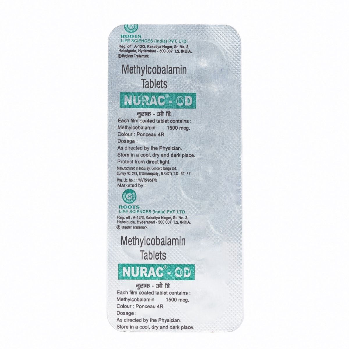 Nurac-OD Tablet 10's Price, Uses, Side Effects, Composition - Apollo ...