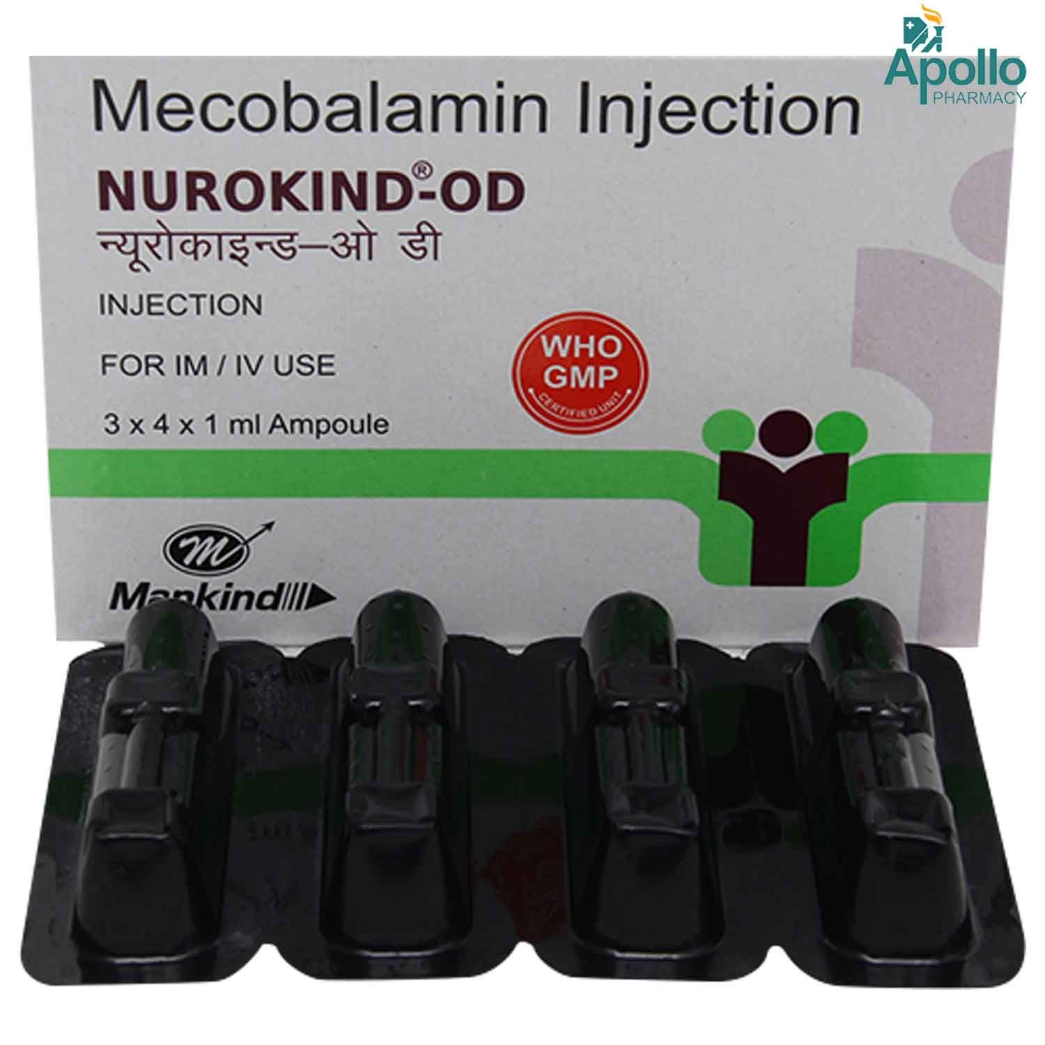 NUROKIND OD INJECTION 1ML Price, Uses, Side Effects, Composition ...