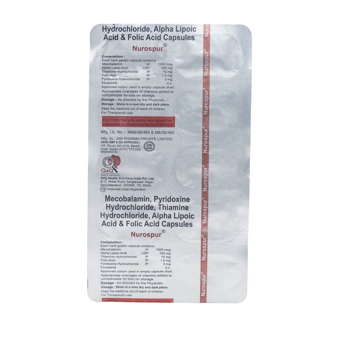 Nurospur Capsule 10's Price, Uses, Side Effects, Composition - Apollo ...