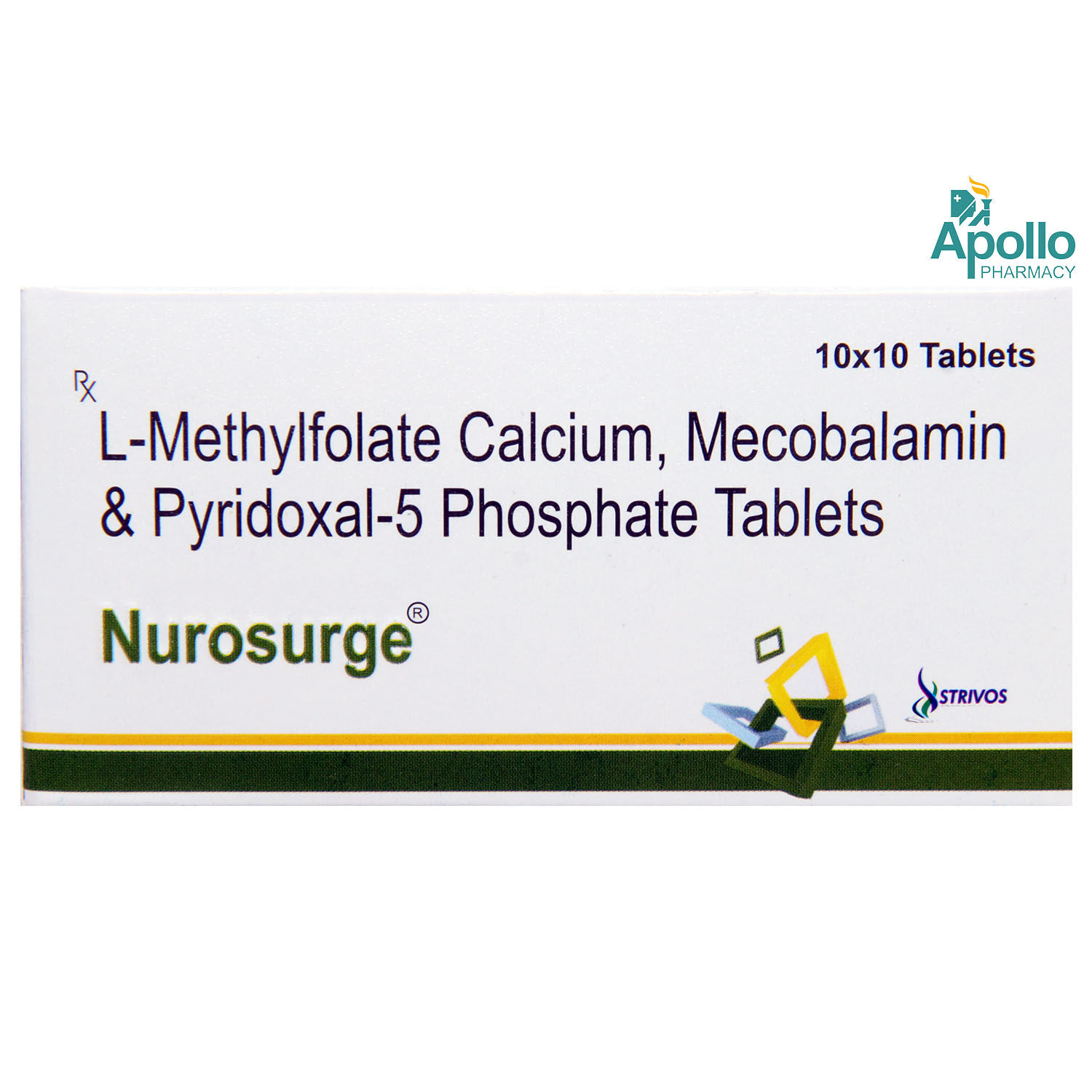 Nurosurge Tablet 10's Price, Uses, Side Effects, Composition - Apollo ...