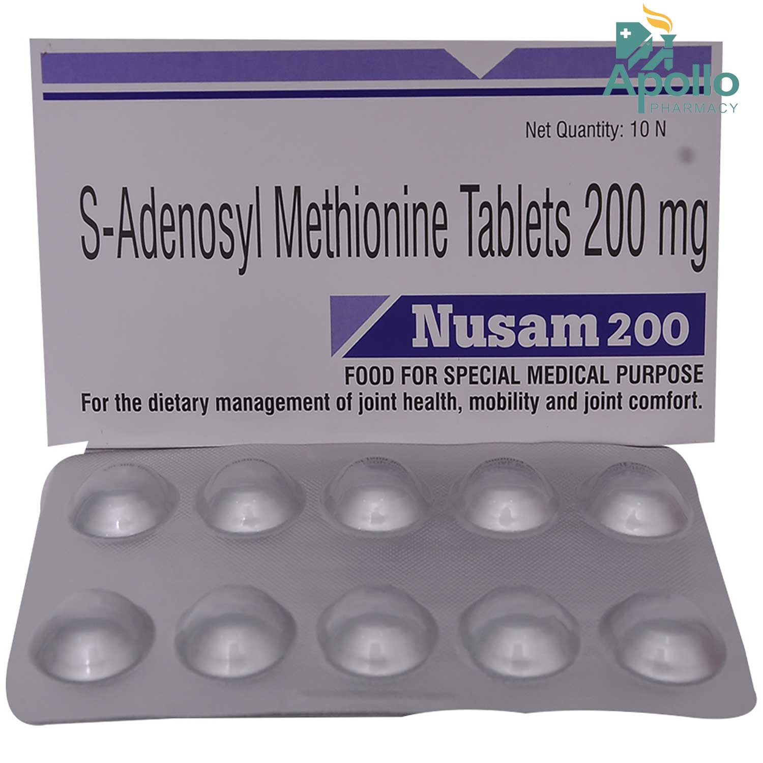 Nusam 200 Tablet 10's Price, Uses, Side Effects, Composition - Apollo ...