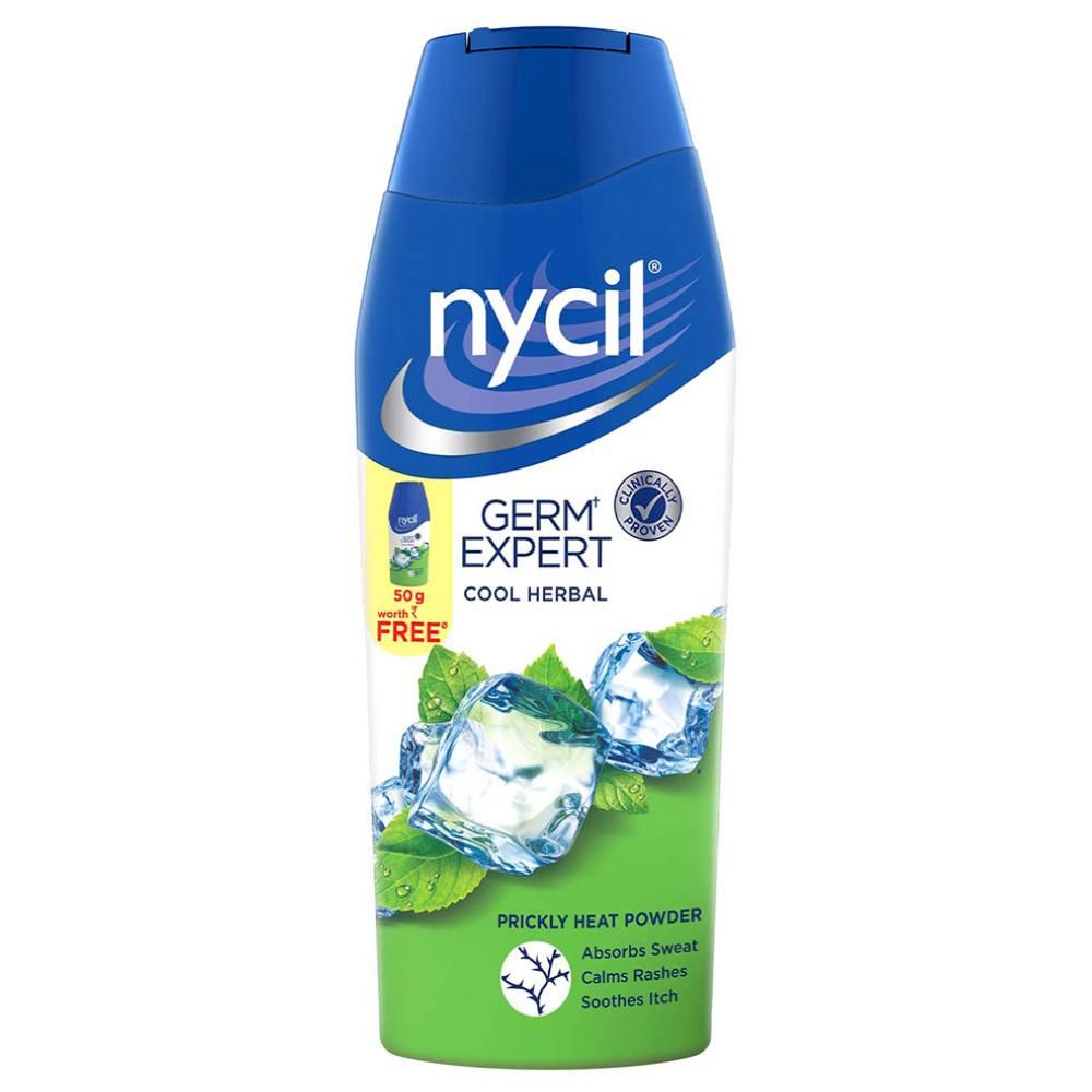 Nycil Cool Herbal Prickly Heat Powder, 150 gm Price, Uses, Side Effects ...