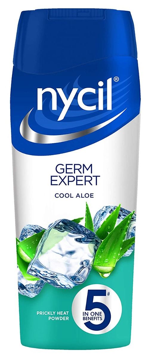 Nycil Germ Expert Cool Aloe Prickly Heat Powder, 150 gm Price, Uses ...