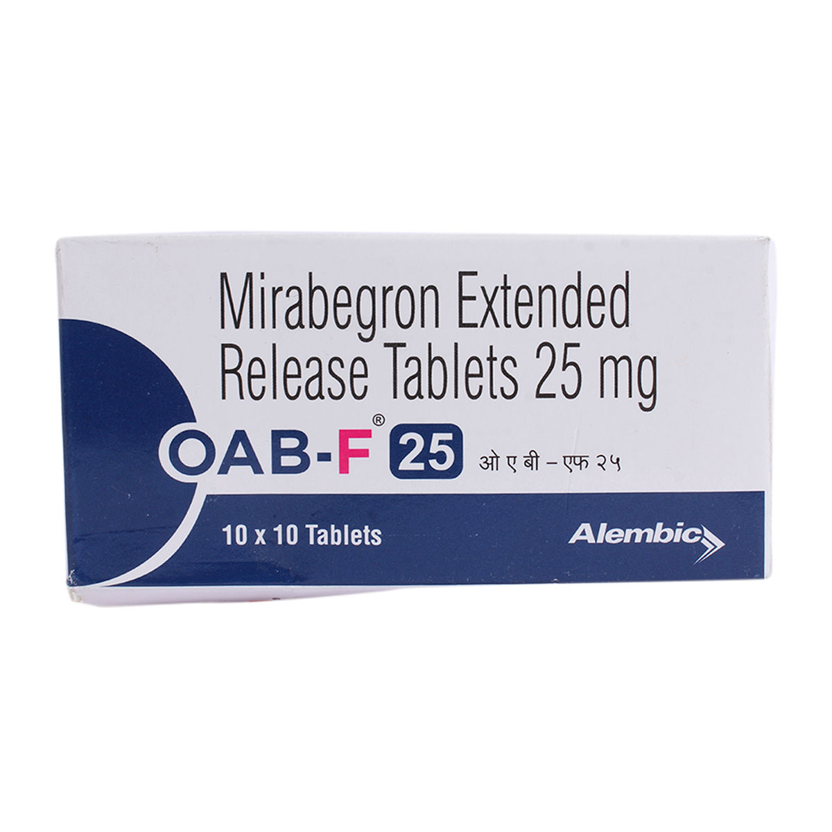 Oab-F 25mg Er Tablet 10's Price, Uses, Side Effects, Composition ...