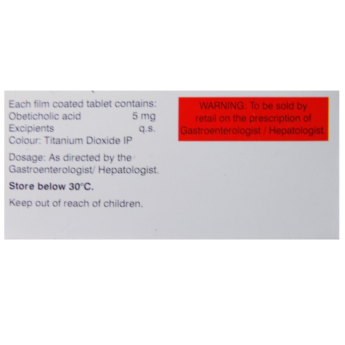 Obenow 5 mg Tablet 10's Price, Uses, Side Effects, Composition - Apollo ...