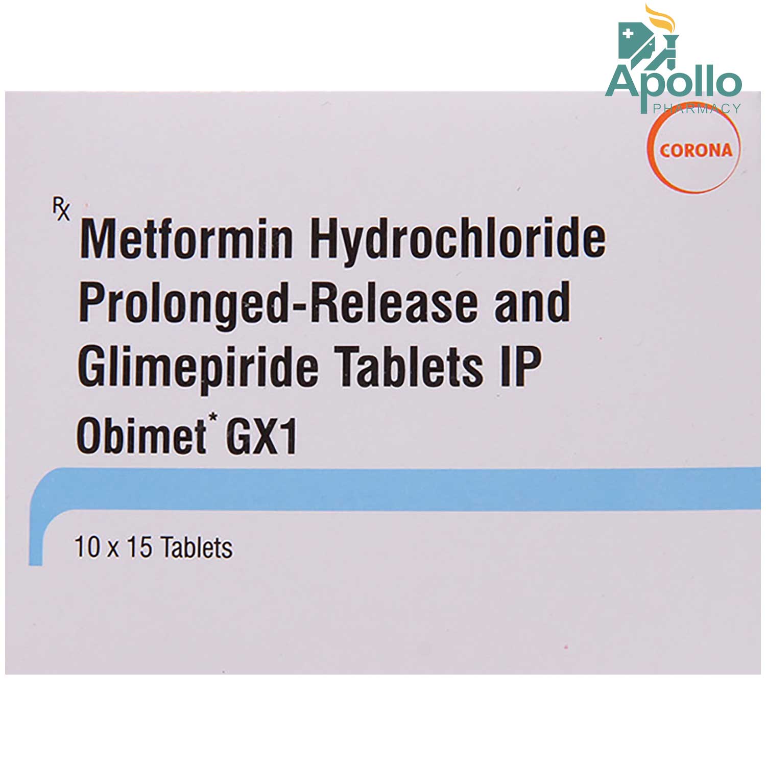 Obimet GX1 Tablet 15's Price, Uses, Side Effects, Composition - Apollo ...