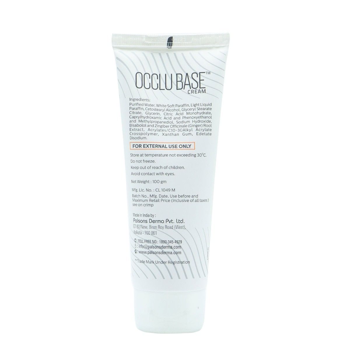 Occlu Base Cream 100 gm Price, Uses, Side Effects, Composition - Apollo ...