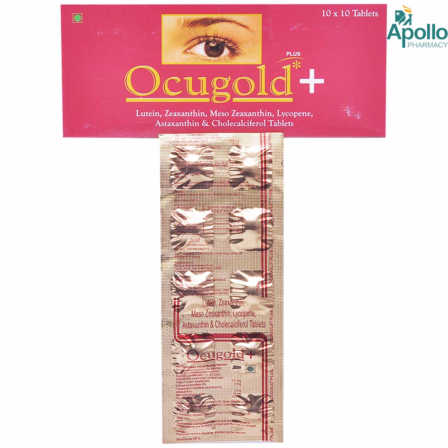 Ocugold Plus Tablet 10's Price, Uses, Side Effects, Composition ...