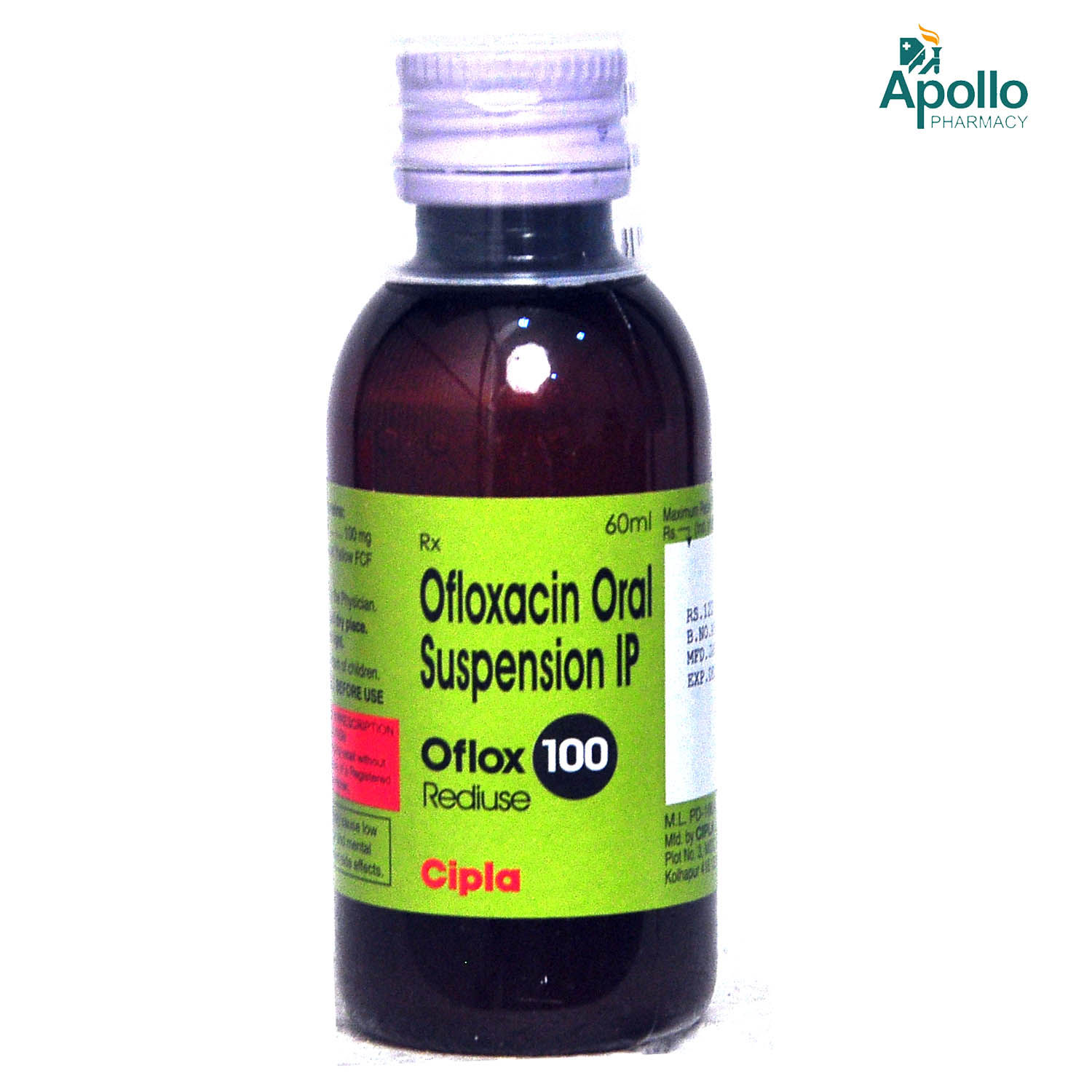 Oflox 100 Rediuse Oral Suspension 60 ml Price, Uses, Side Effects ...