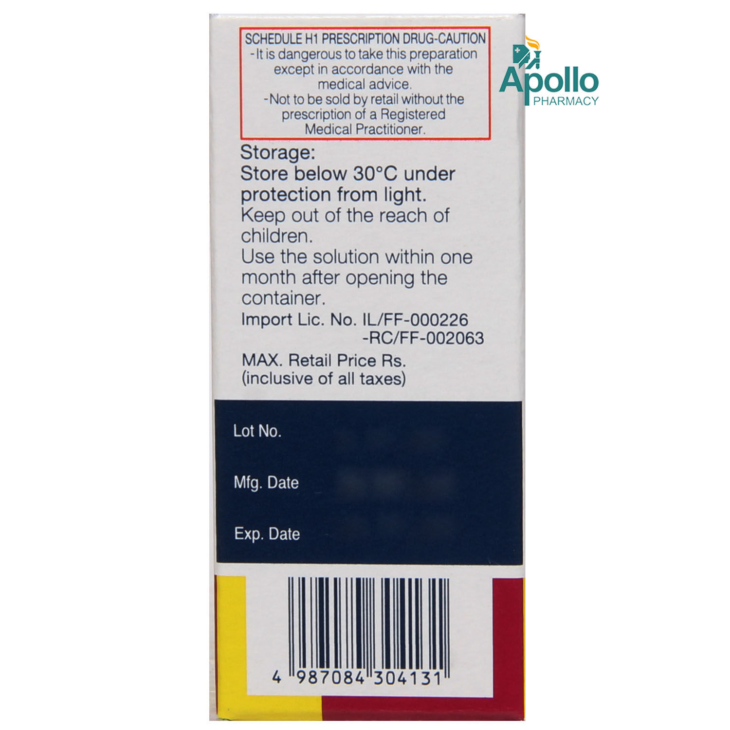 Oftaquix 1.5% Eye Drops 5 ml Price, Uses, Side Effects, Composition ...
