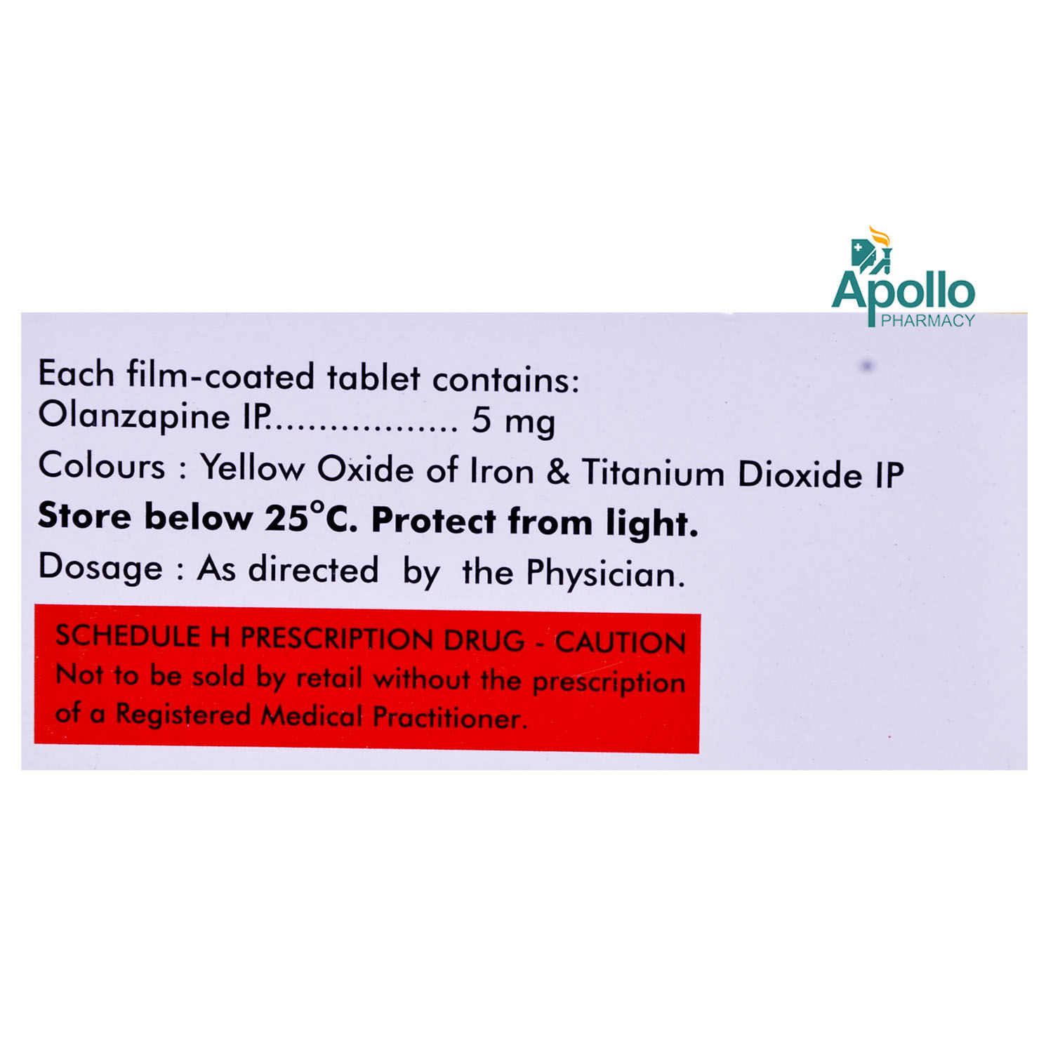 Olan-5 Tablet 10's Price, Uses, Side Effects, Composition - Apollo Pharmacy
