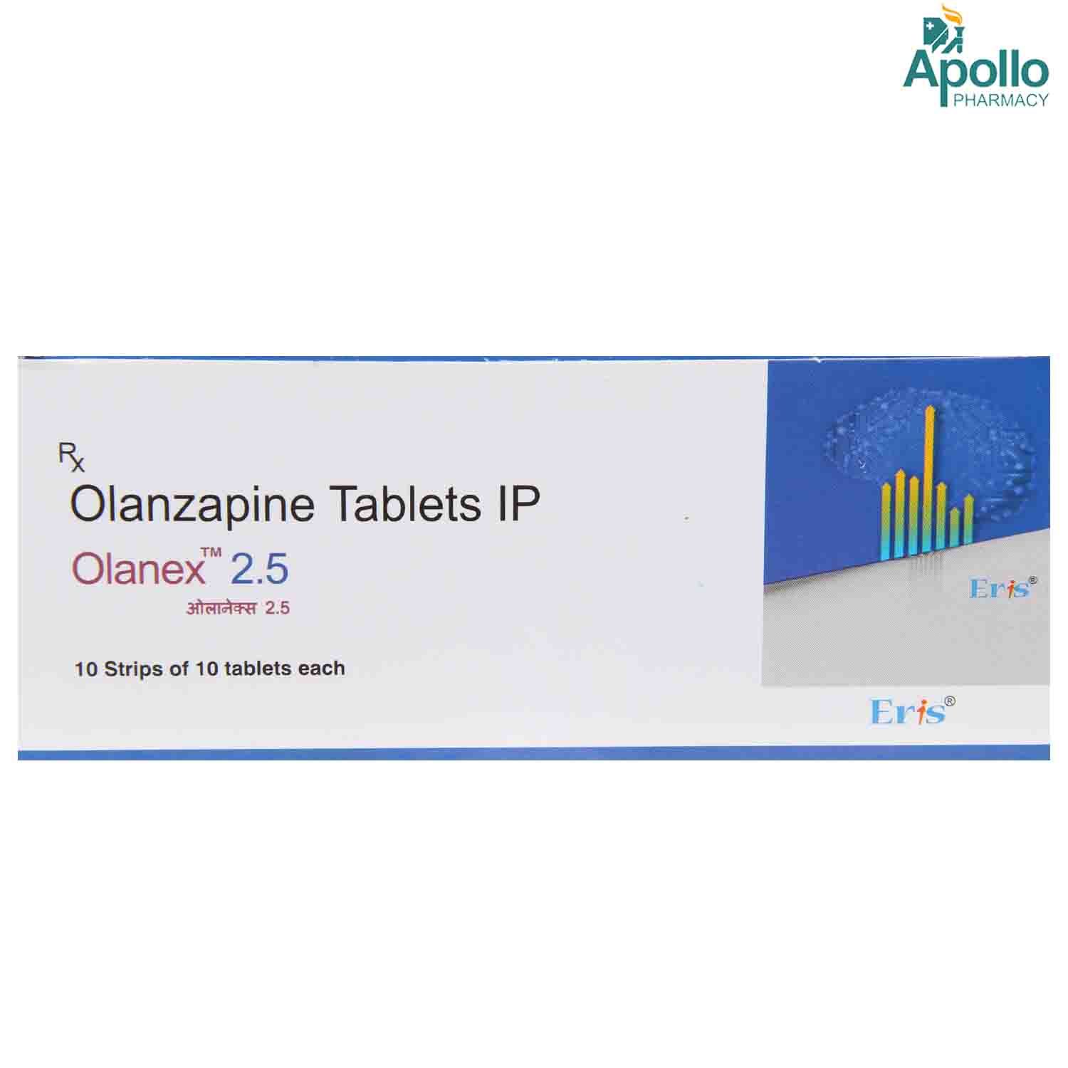 Olanex 2.5 Tablet 10's Price, Uses, Side Effects, Composition - Apollo ...