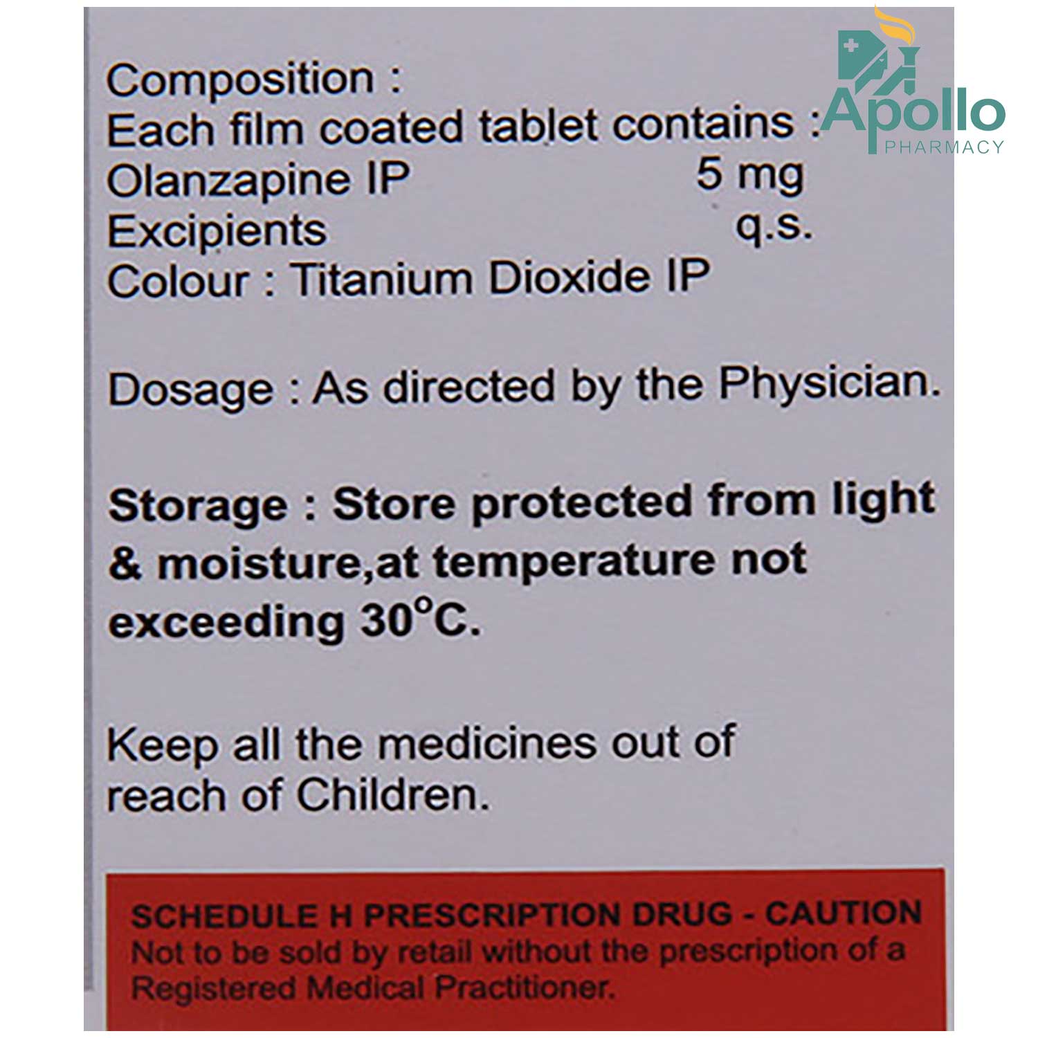 Olanex 5 Tablet 10's Price, Uses, Side Effects, Composition - Apollo ...