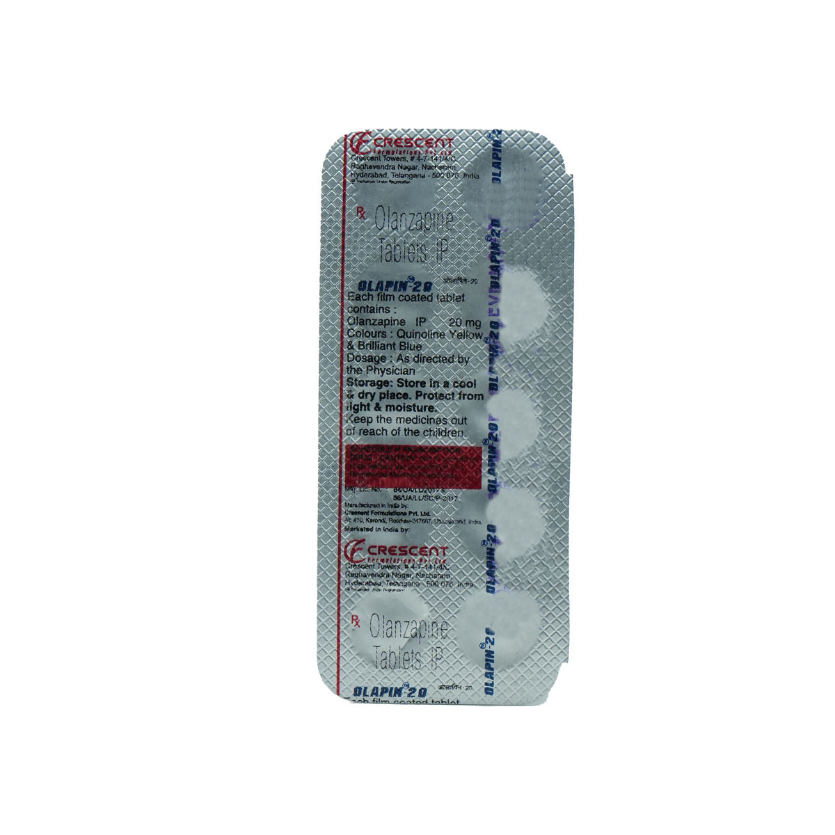 Olapin 20 Tablet 10's Price, Uses, Side Effects, Composition - Apollo ...