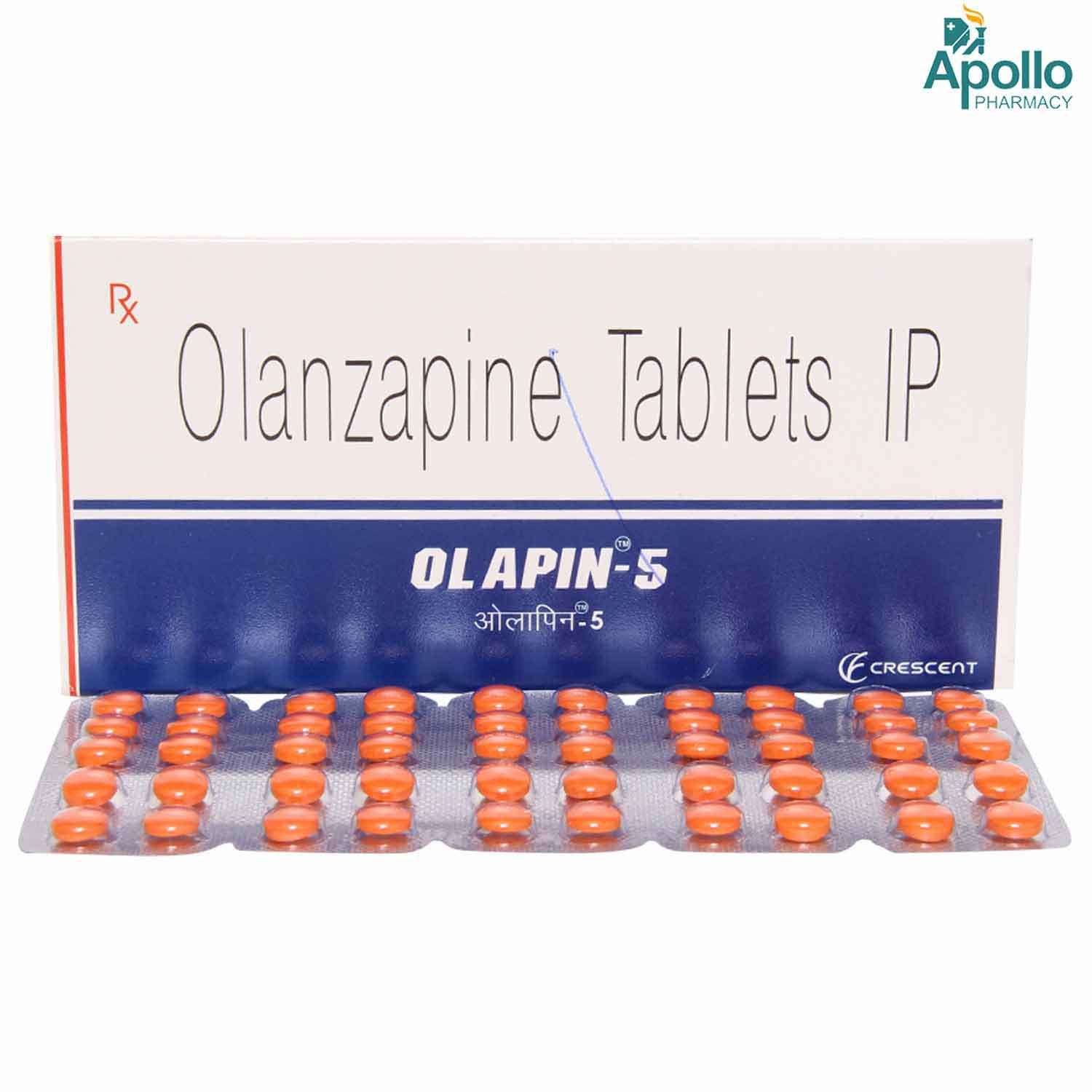 Olapin 5 Tablet 10's Price, Uses, Side Effects, Composition - Apollo ...