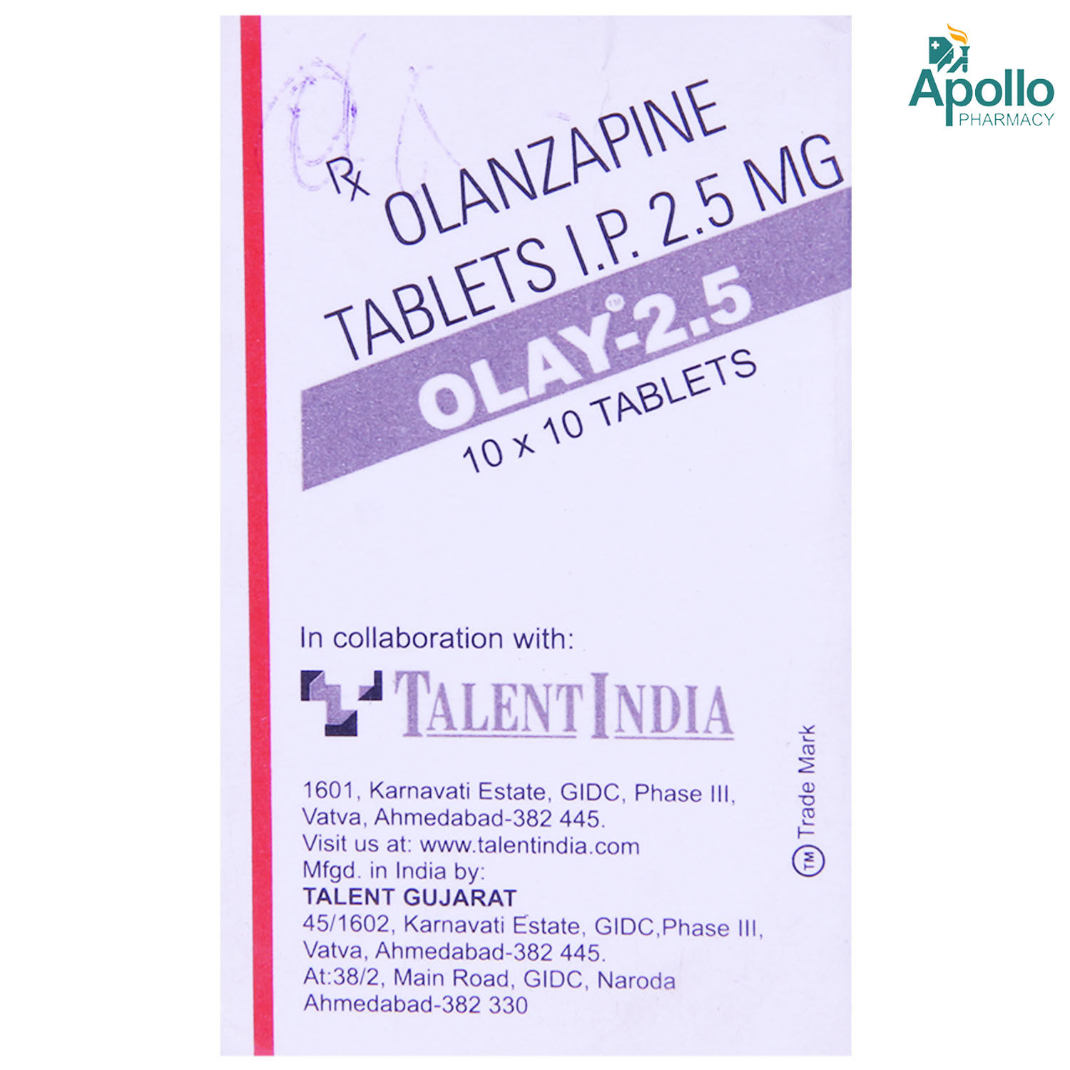 Olay 2.5 Tablet 10's Price, Uses, Side Effects, Composition - Apollo ...