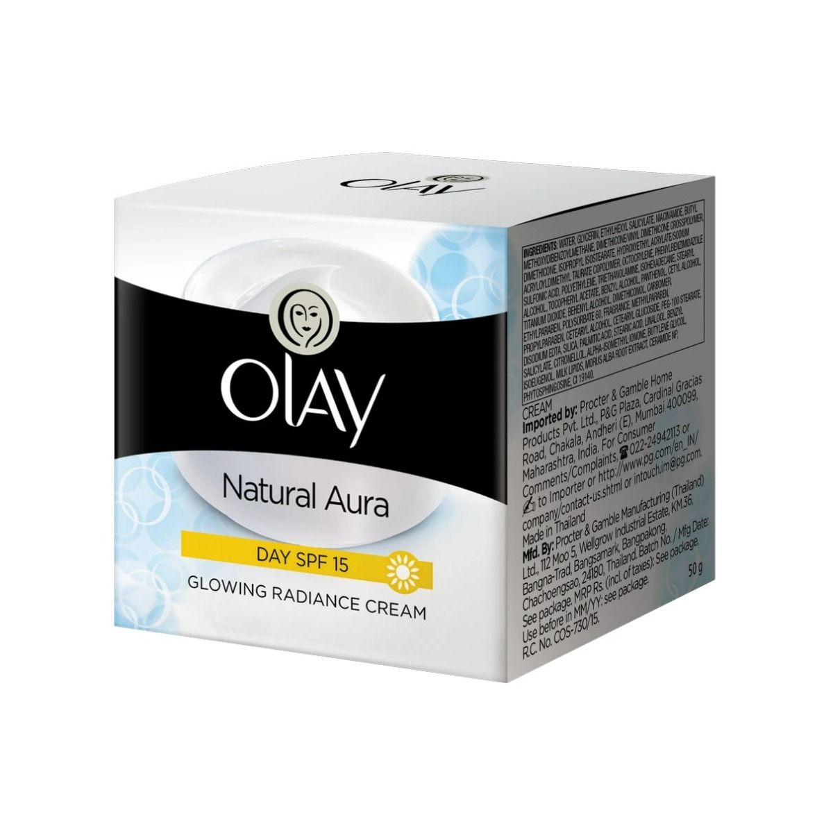 Olay Natural Aura Day SPF 15 Cream, 50 gm Price, Uses, Side Effects, Composition - Apollo Pharmacy