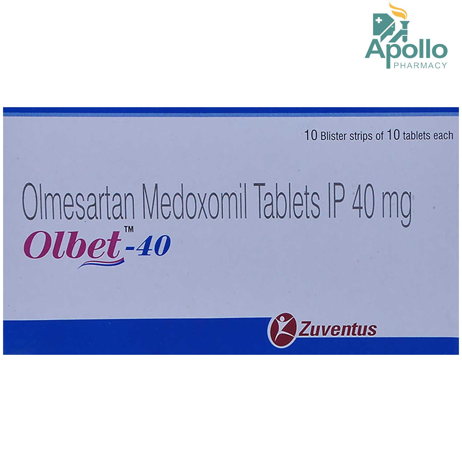 Olbet-40 Tablet 10's Price, Uses, Side Effects, Composition - Apollo ...