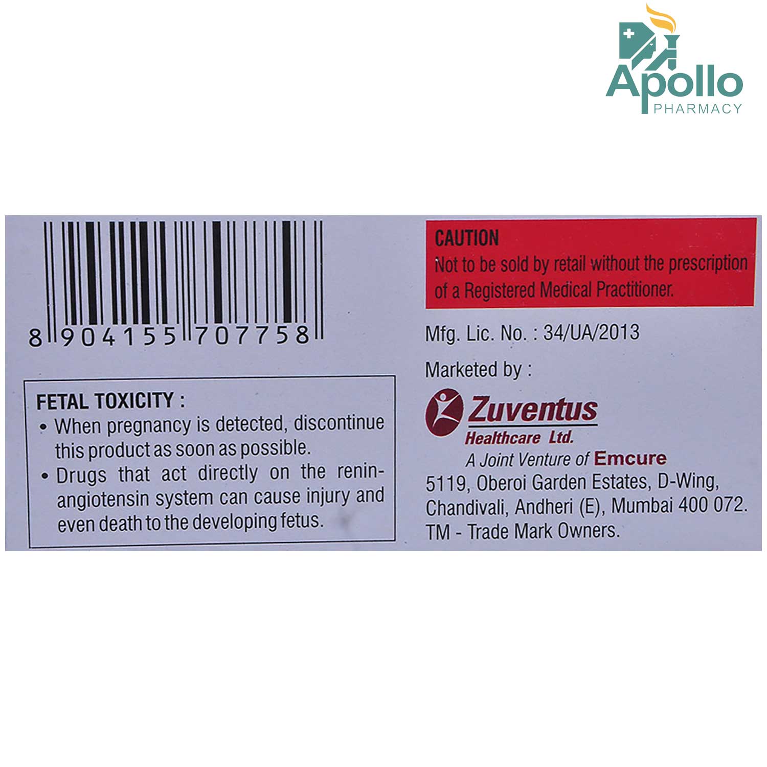 OLBET CT 20MG TABLET Price, Uses, Side Effects, Composition - Apollo ...
