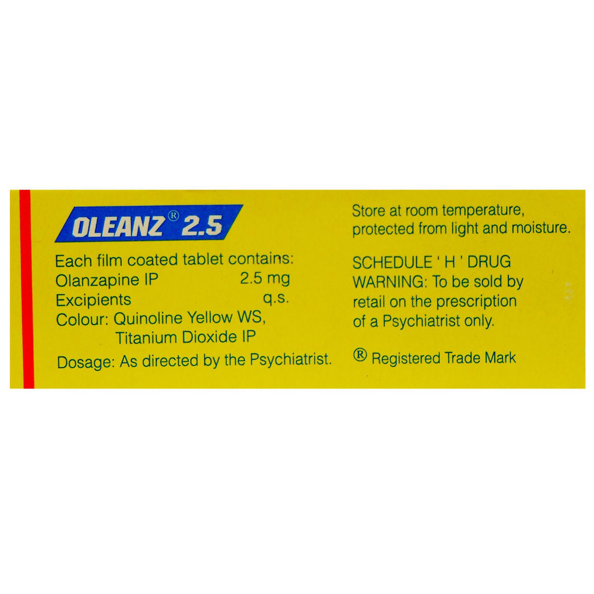 Oleanz 2.5 Tablet 10's Price, Uses, Side Effects, Composition - Apollo ...