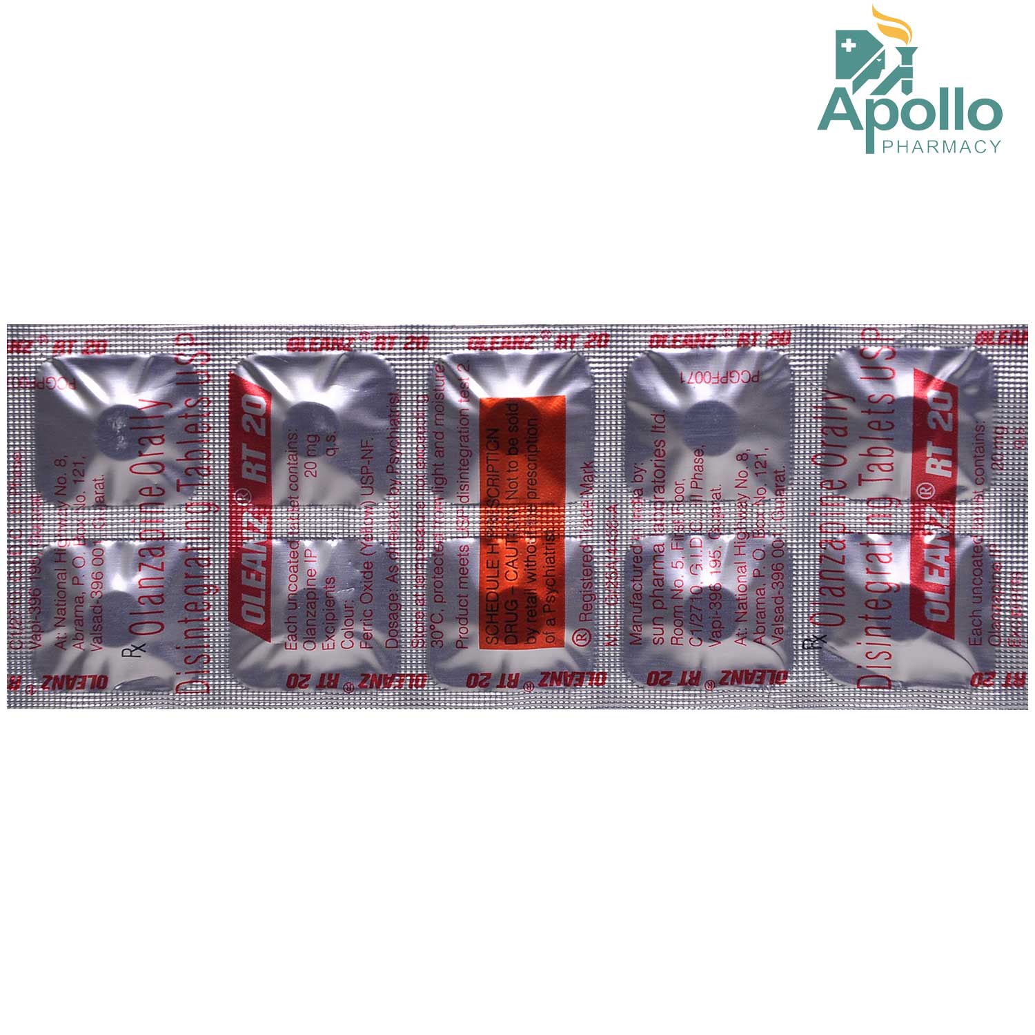 Oleanz RT 20 Tablet 10's Price, Uses, Side Effects, Composition ...