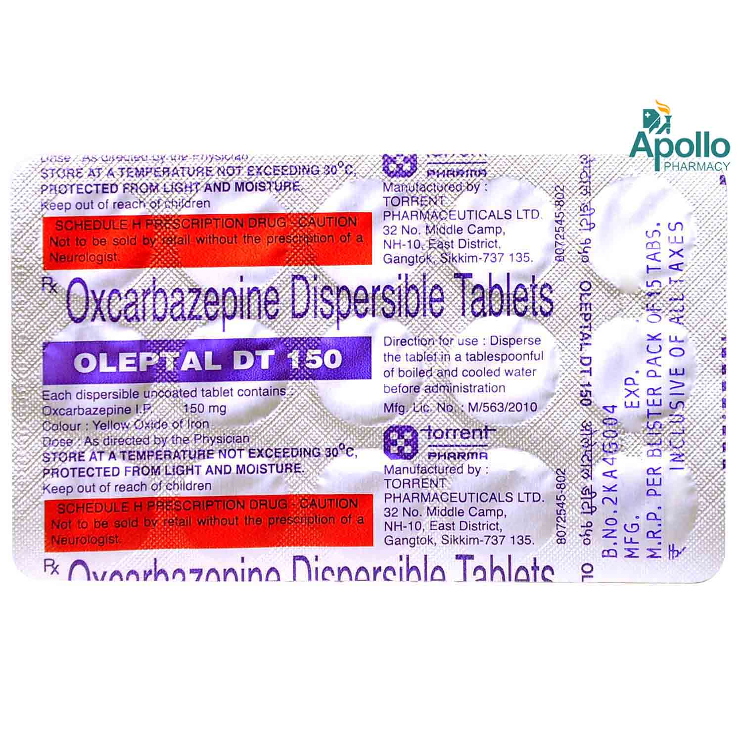 OLEPTAL DT 150MG TABLET Price, Uses, Side Effects, Composition - Apollo ...