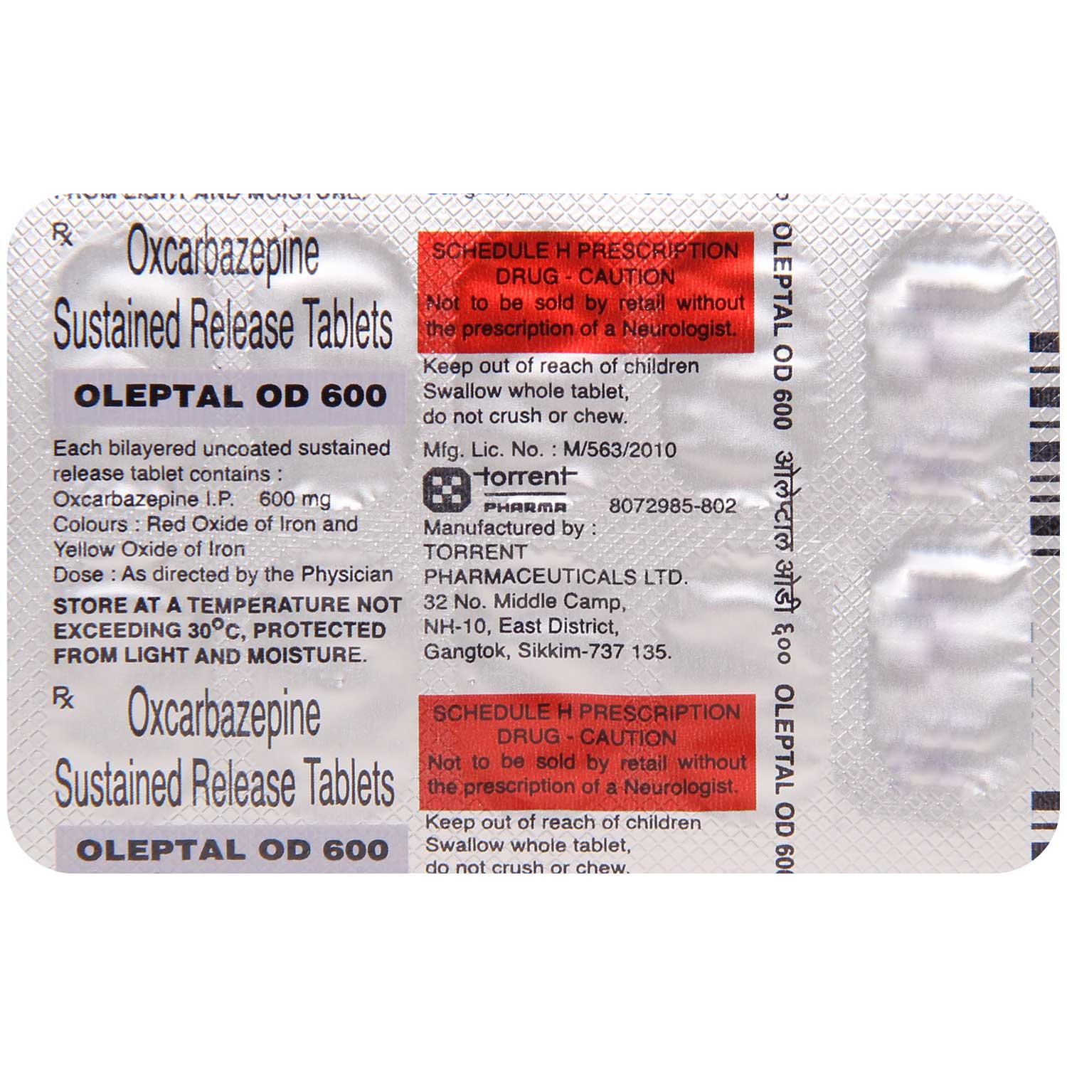 Oleptal OD 600 Tablet 10's Price, Uses, Side Effects, Composition ...