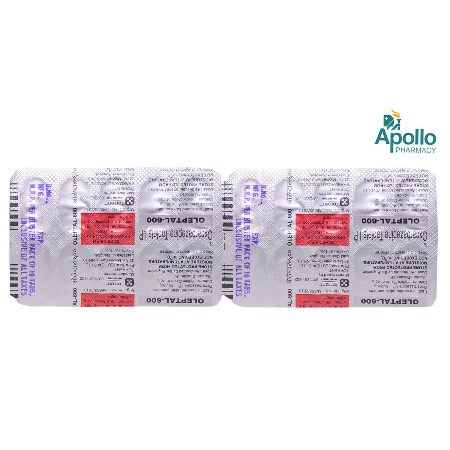 Oleptal 600 Tablet 10's Price, Uses, Side Effects, Composition - Apollo ...