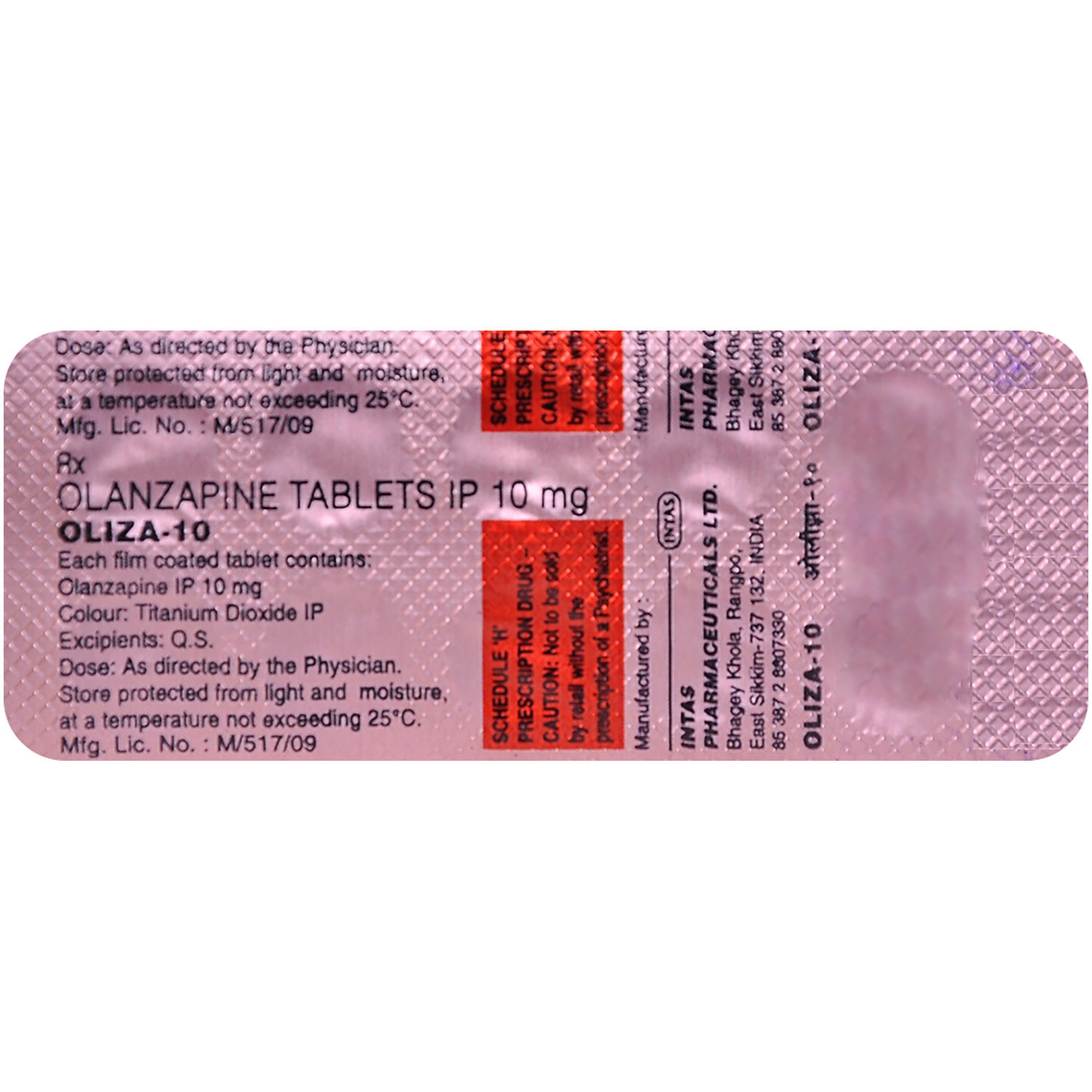 Oliza 10 Tablet 10's Price, Uses, Side Effects, Composition - Apollo ...