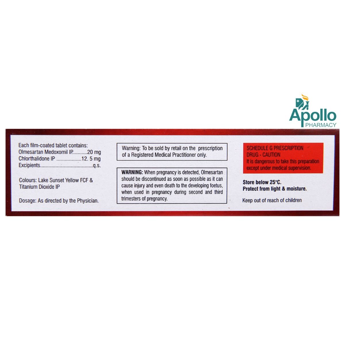 Olkem CT 20 Tablet 10's Price, Uses, Side Effects, Composition - Apollo ...