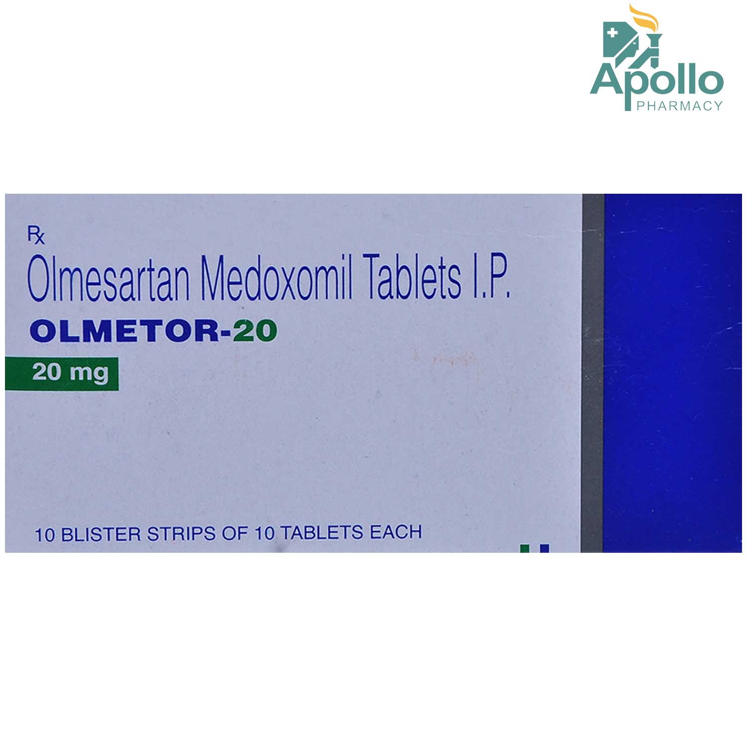 Olmetor 20 Tablet 10's Price, Uses, Side Effects, Composition - Apollo ...