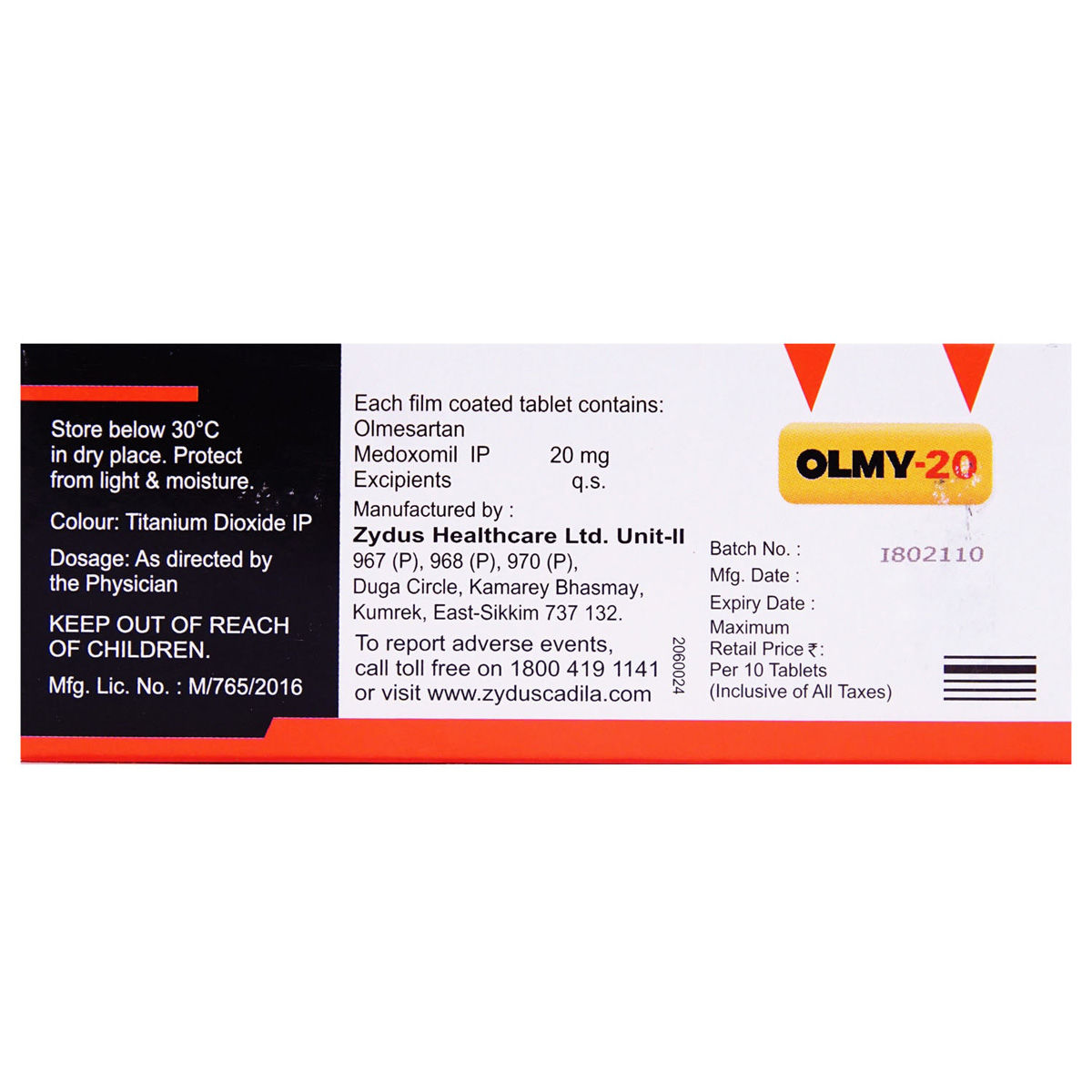 Olmy 20 Tablet 10's Price, Uses, Side Effects, Composition - Apollo ...