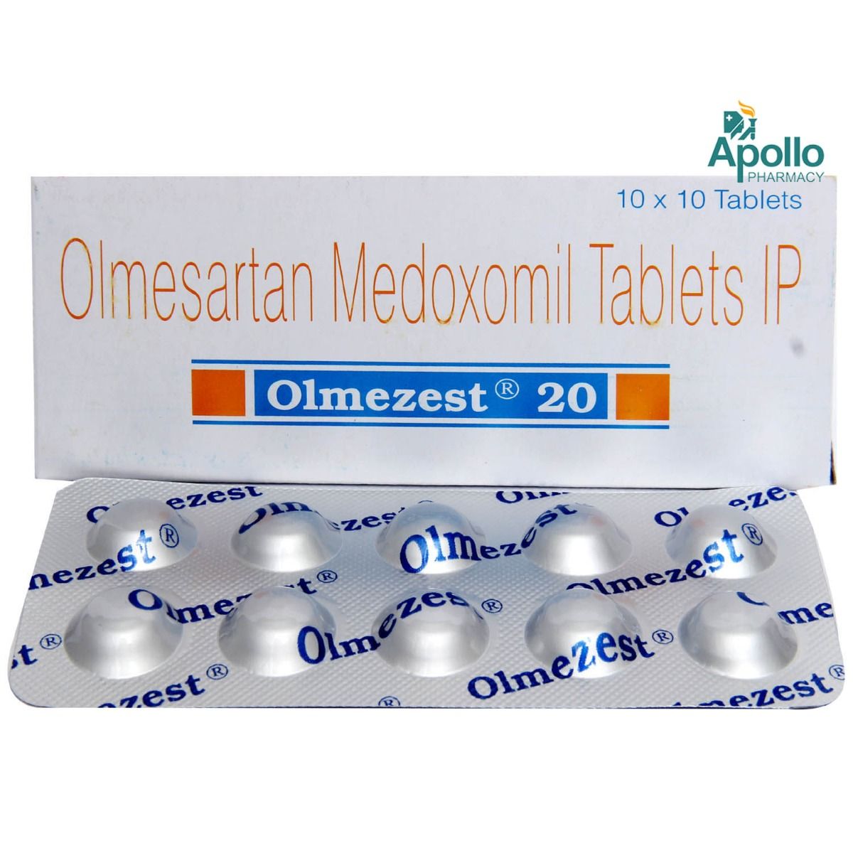 Olmezest 20 Tablet 10's Price, Uses, Side Effects, Composition - Apollo ...