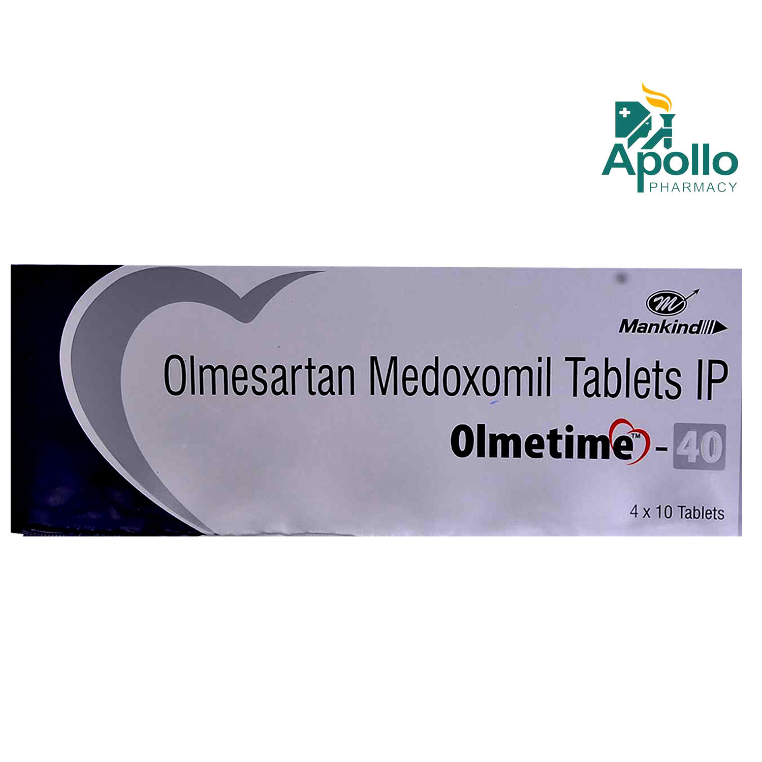 Olmetime 40 Tablet 10's Price, Uses, Side Effects, Composition - Apollo ...