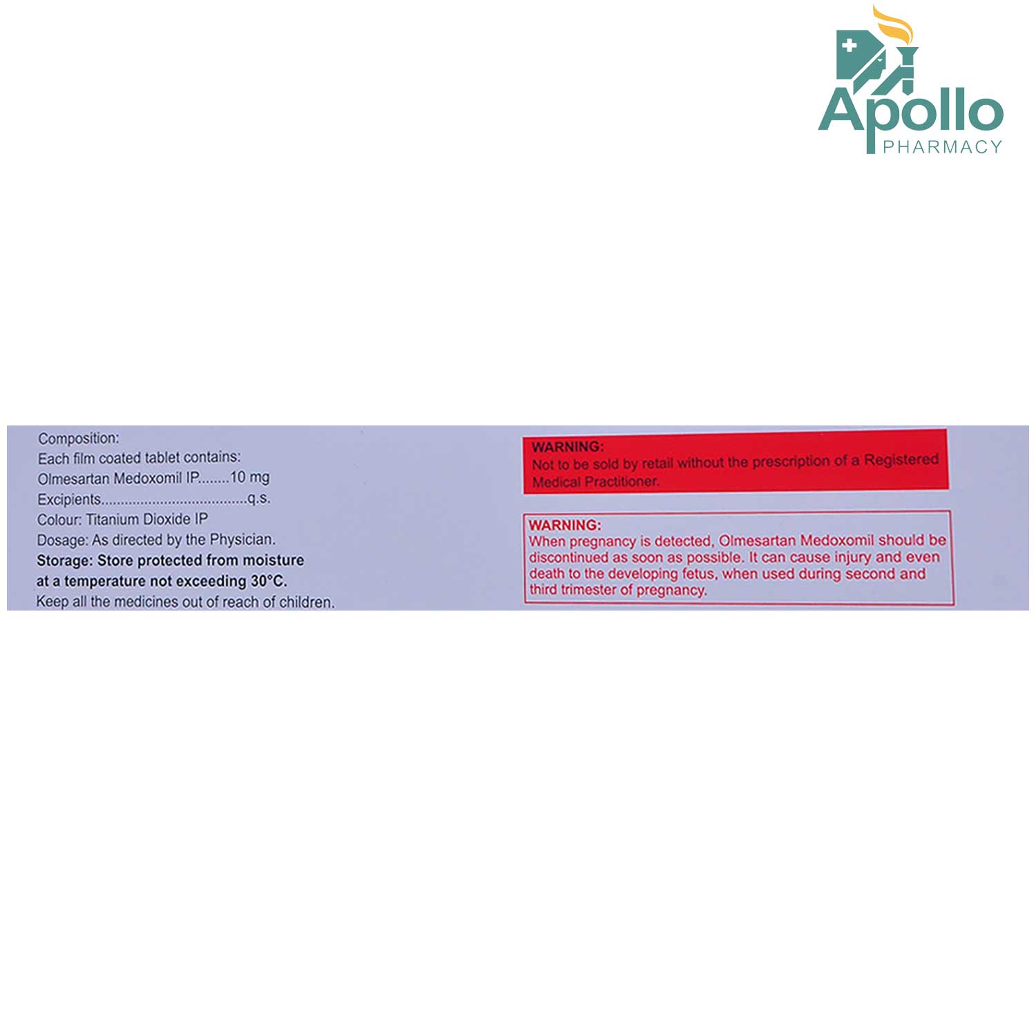 Olmin 10 Tablet 10's Price, Uses, Side Effects, Composition - Apollo ...