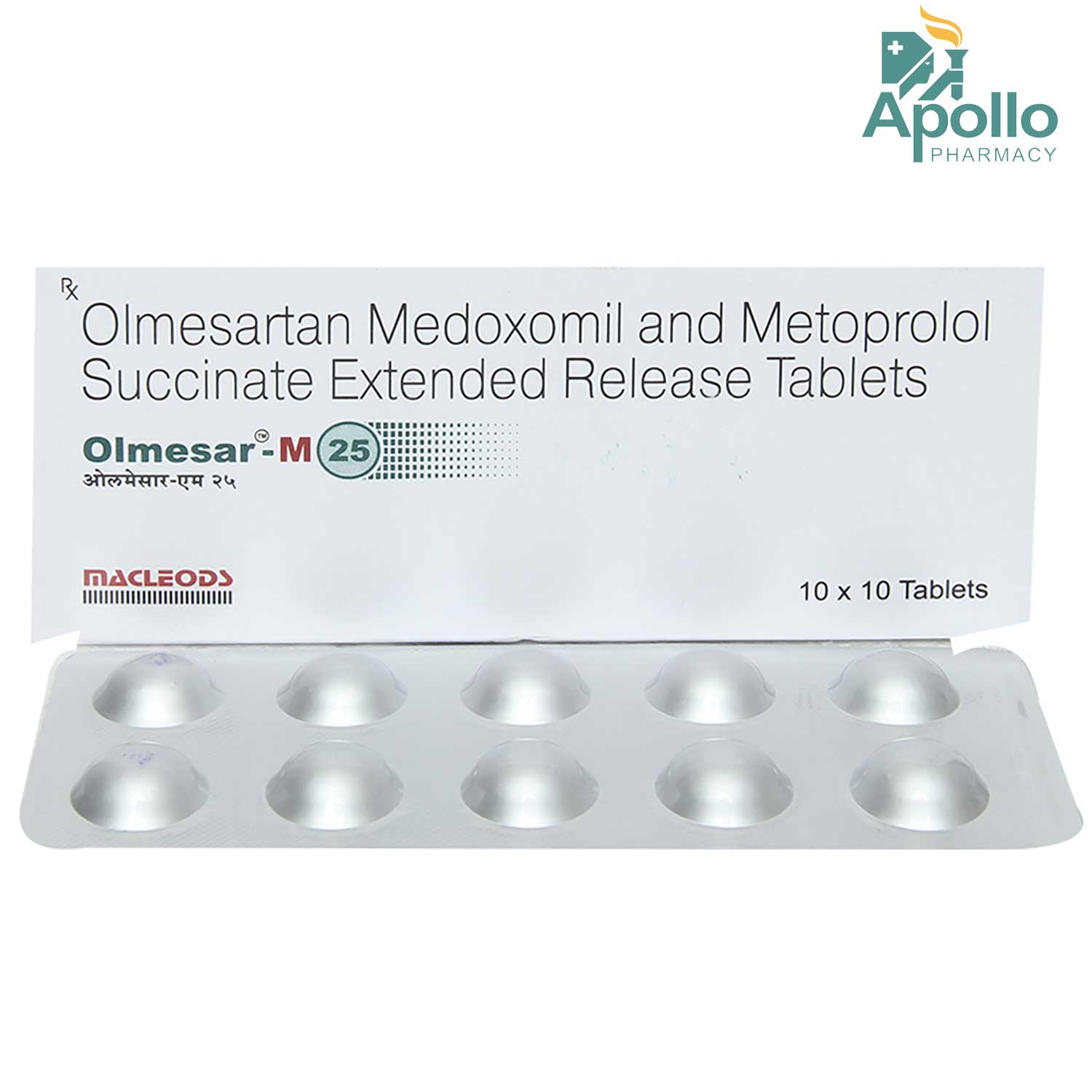 Olmesar-M 25 Tablet 10's Price, Uses, Side Effects, Composition ...