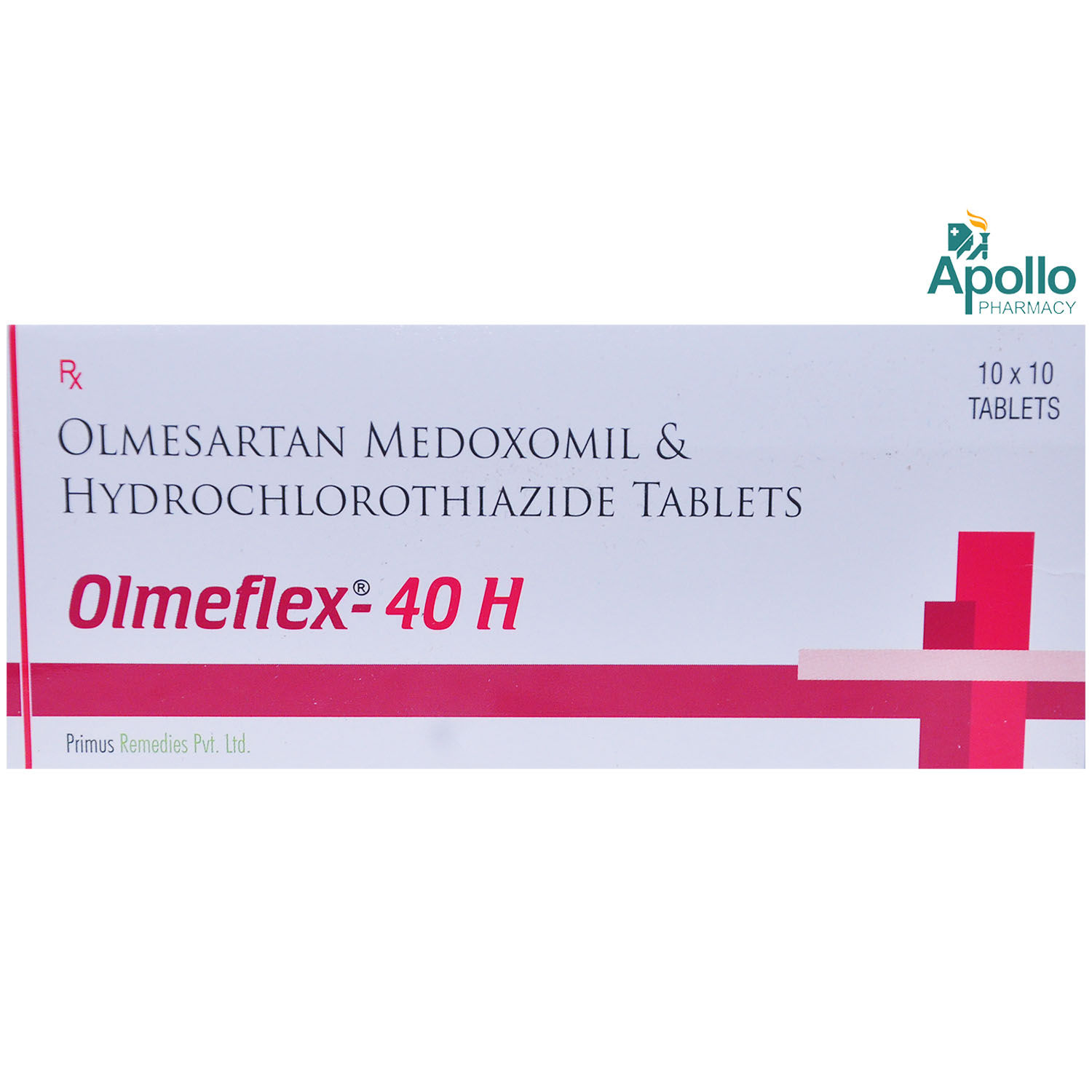 OLMEFLEX H 40MG TABLET Price, Uses, Side Effects, Composition - Apollo ...