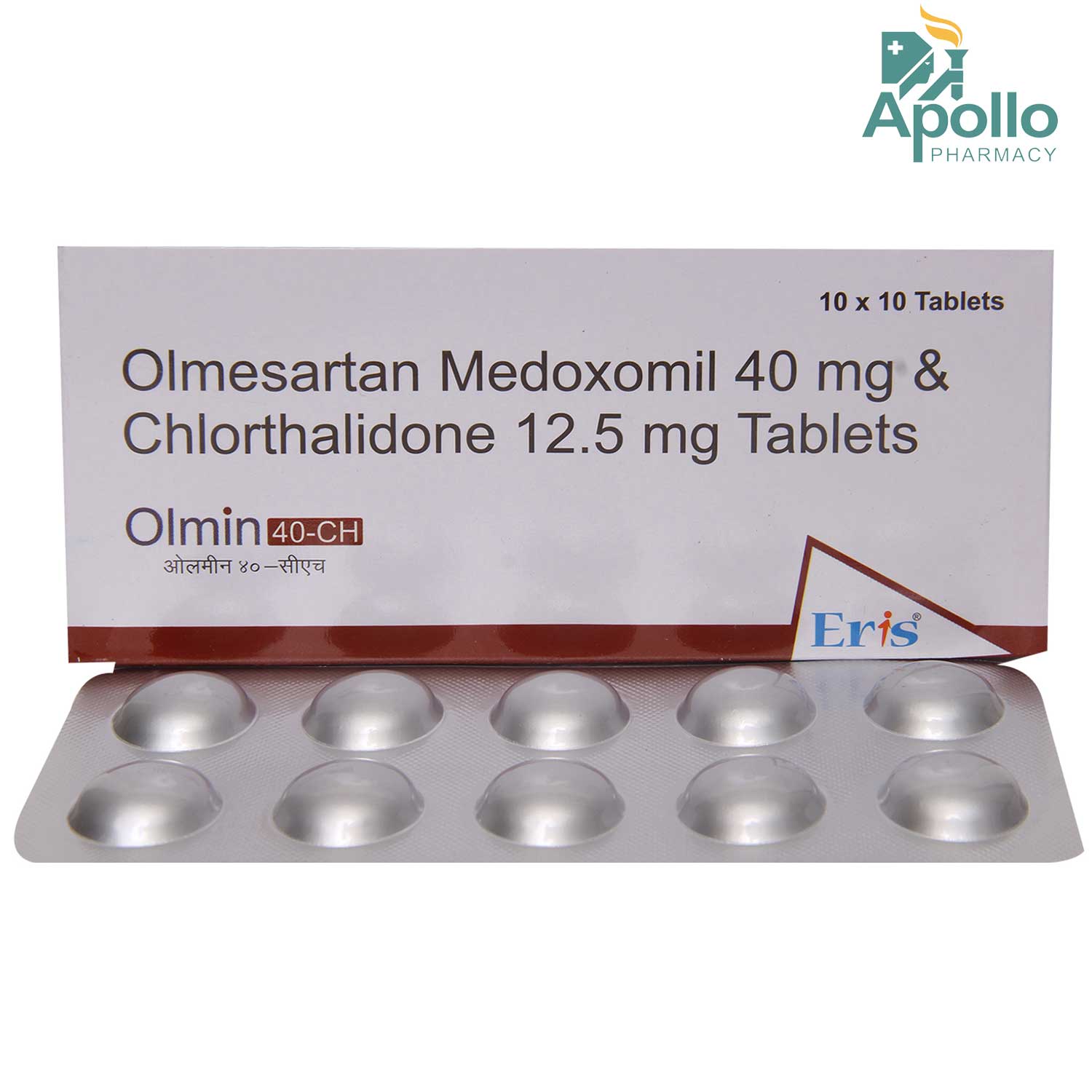 Olmin 40-CH Tablet 10's Price, Uses, Side Effects, Composition - Apollo ...