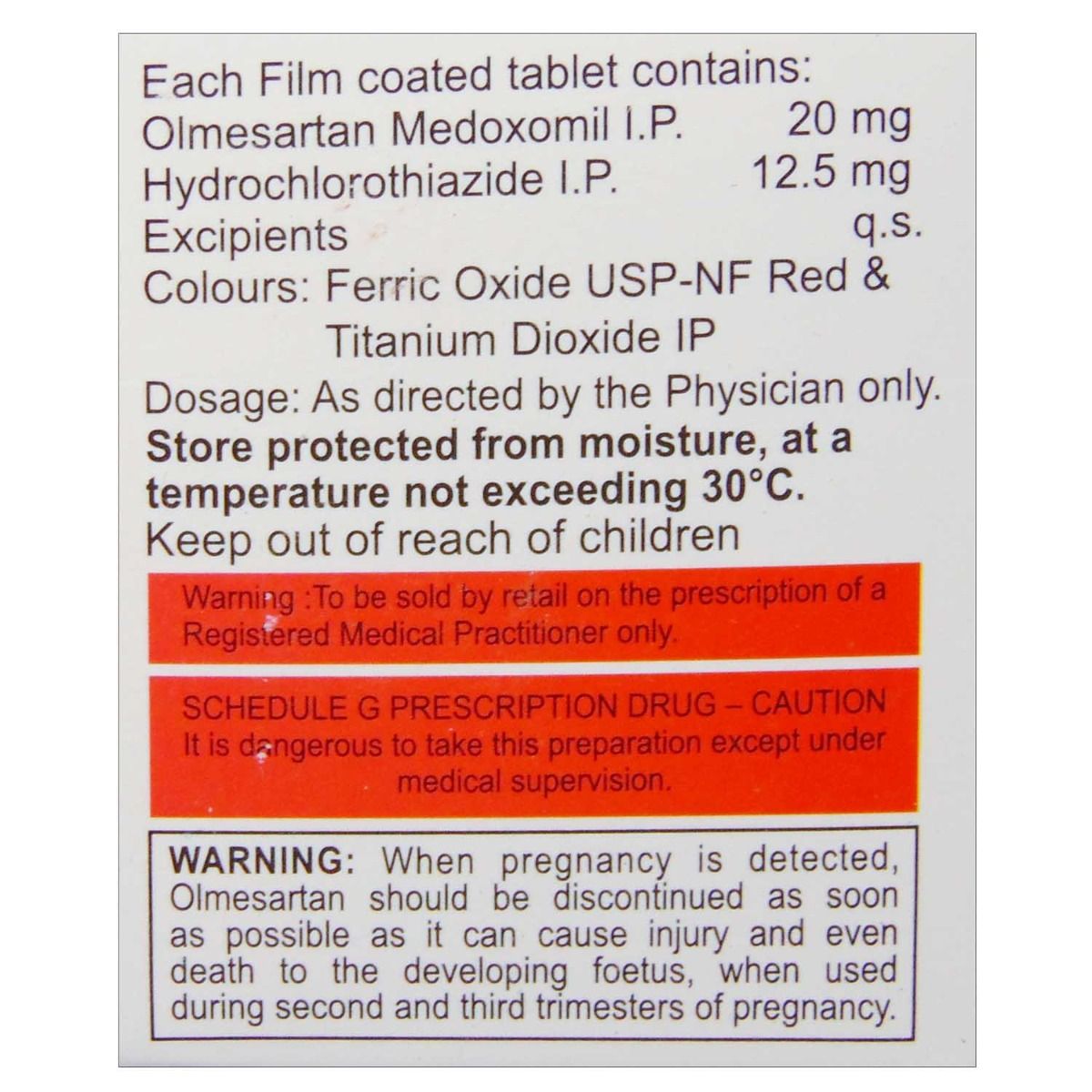 OLMENORM 20MG H TABLET Price, Uses, Side Effects, Composition - Apollo ...