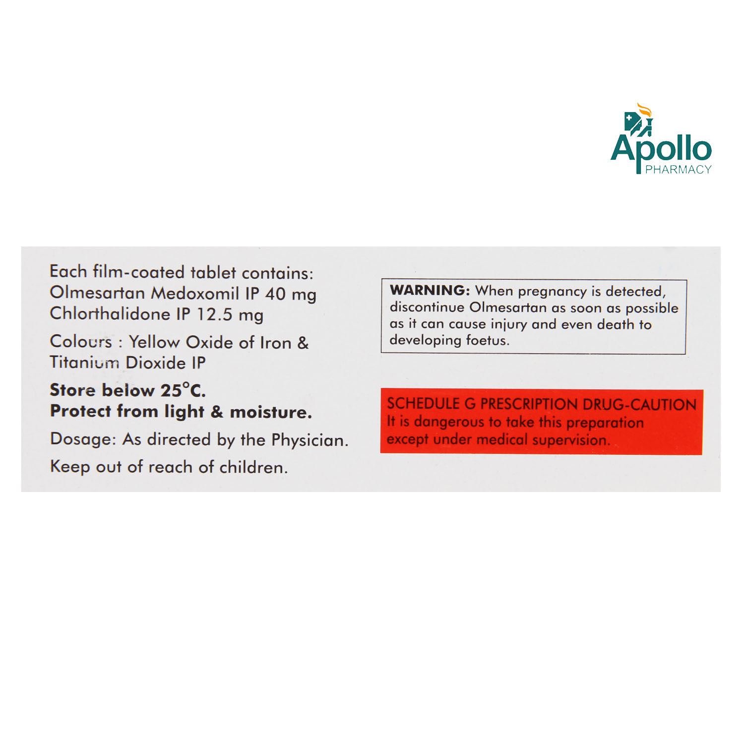 Olmat 40 CT Tablet 10's Price, Uses, Side Effects, Composition - Apollo ...