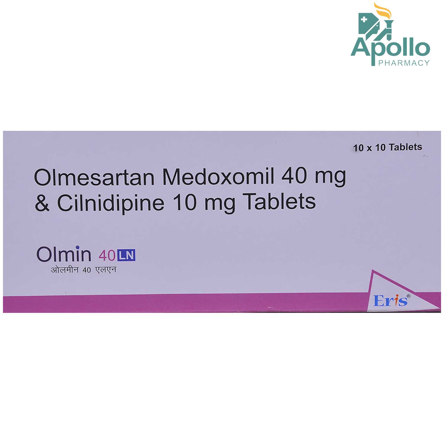 Olmin 40 LN Tablet 10's Price, Uses, Side Effects, Composition - Apollo ...